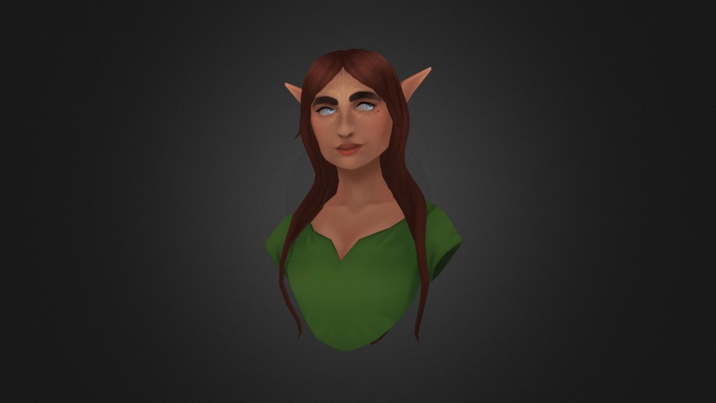 Floating bust - 3D model by hannefn [6502232] - Sketchfab