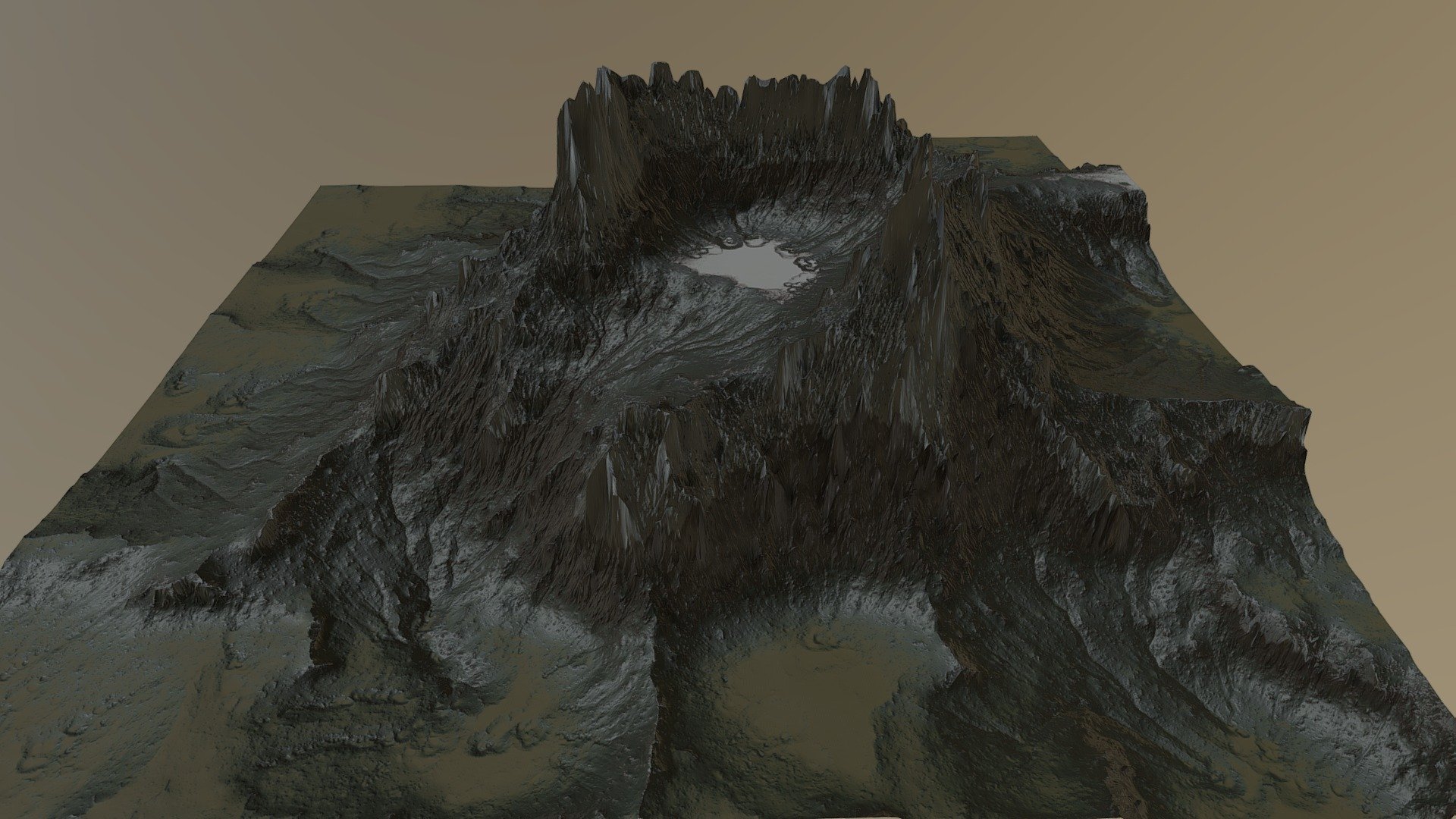 Volcano_v03 - 3D model by josevega [650328c] - Sketchfab