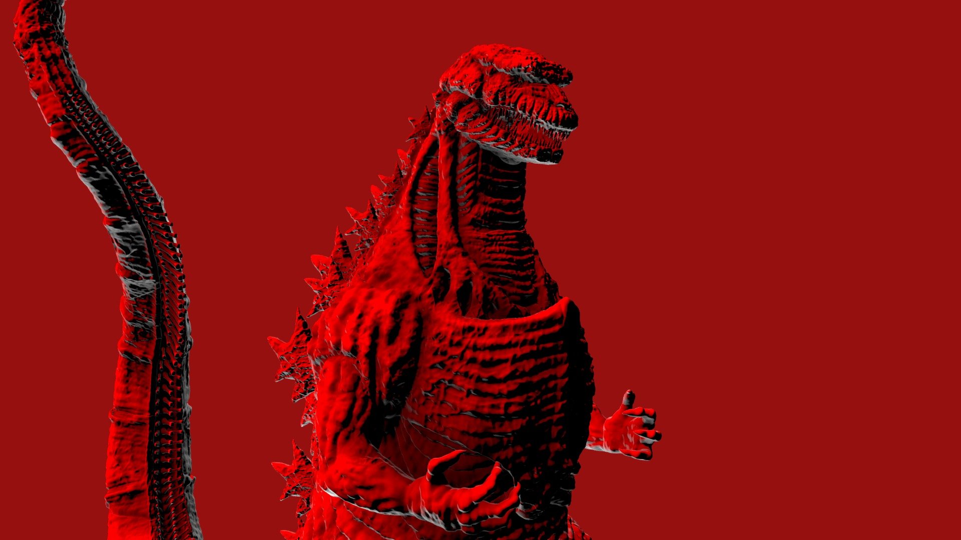 Shin Godzilla - 3D model by juicelien1 [6503d17] - Sketchfab