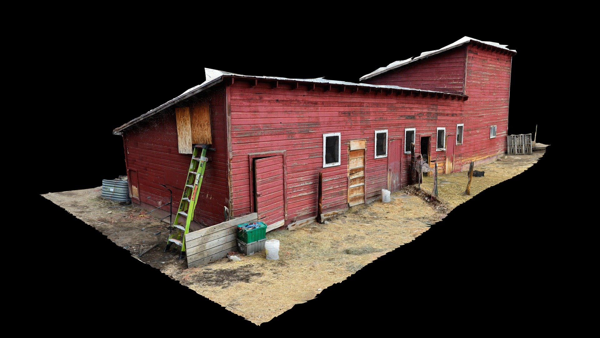 The Animal Barn at the Peck Property - Download Free 3D model by ...