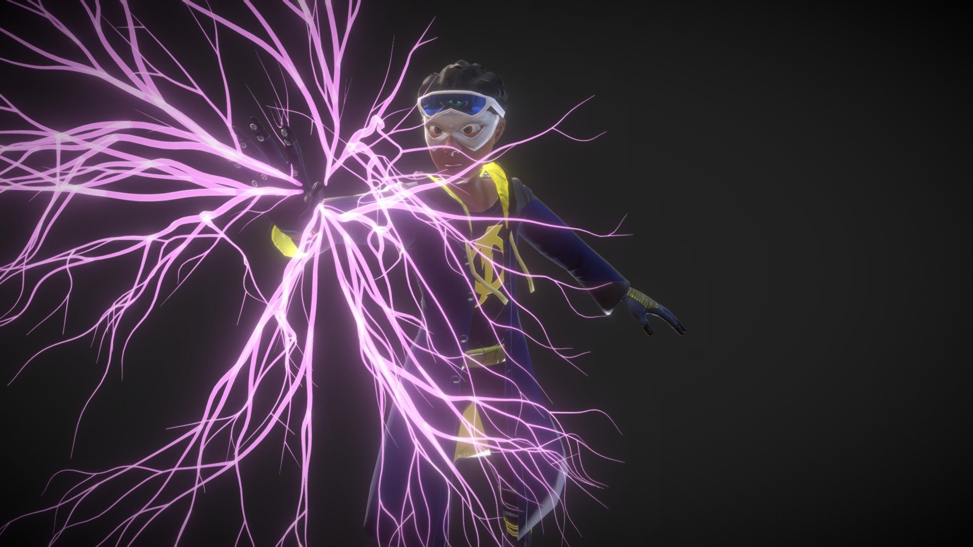 Static Shock - 3D model by cakeman1992 [6506247] - Sketchfab