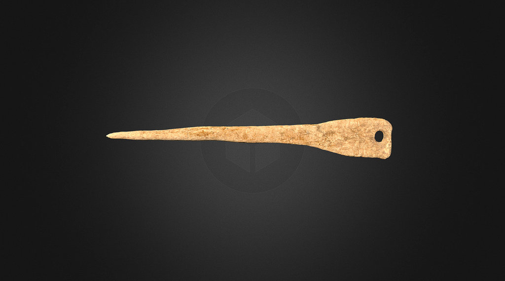 Bone Needle (80a615) - Download Free 3D model by RLA Archaeology (@rla ...