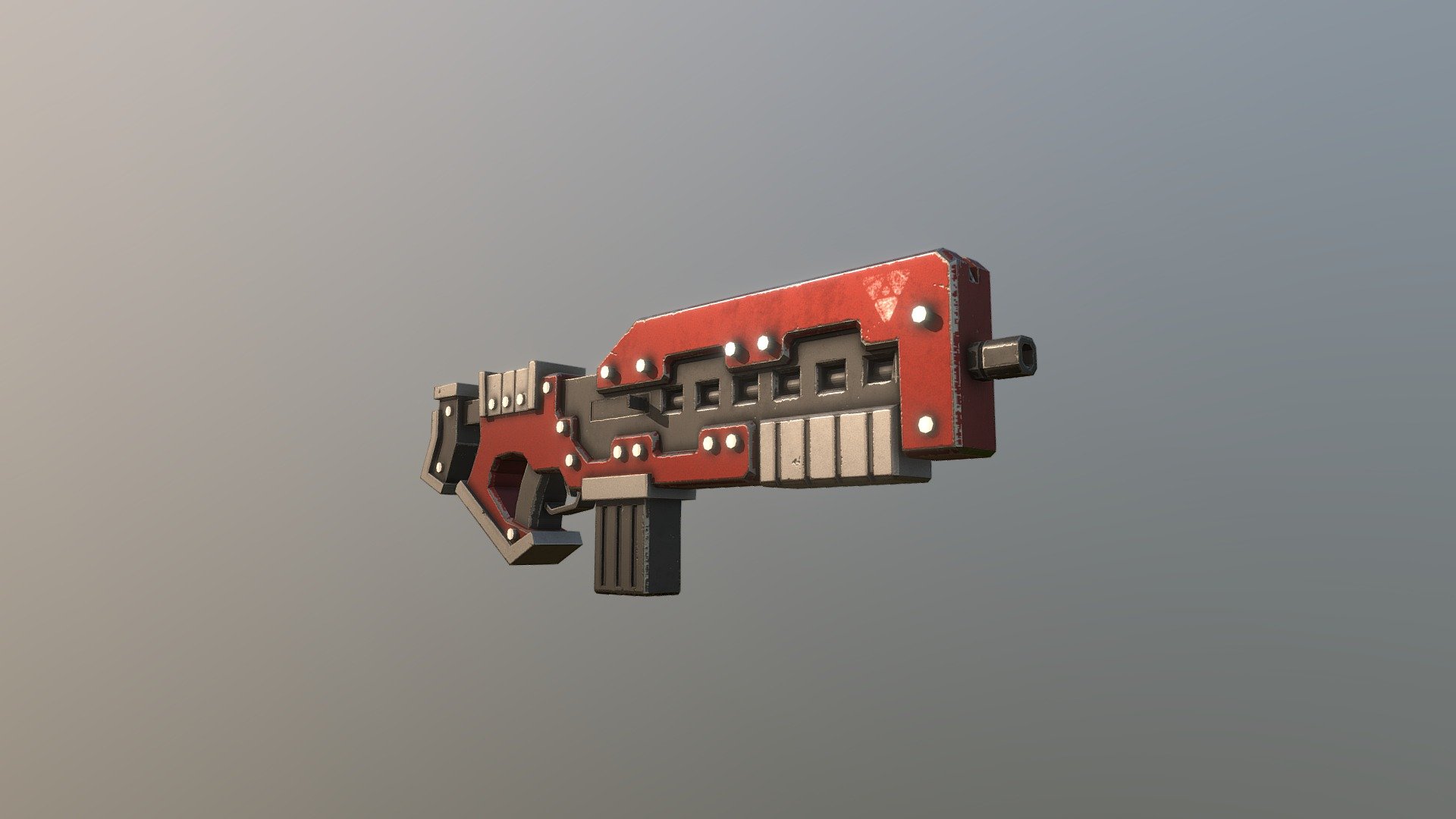 Stylized Gun - 3D model by cdoubart [650895c] - Sketchfab