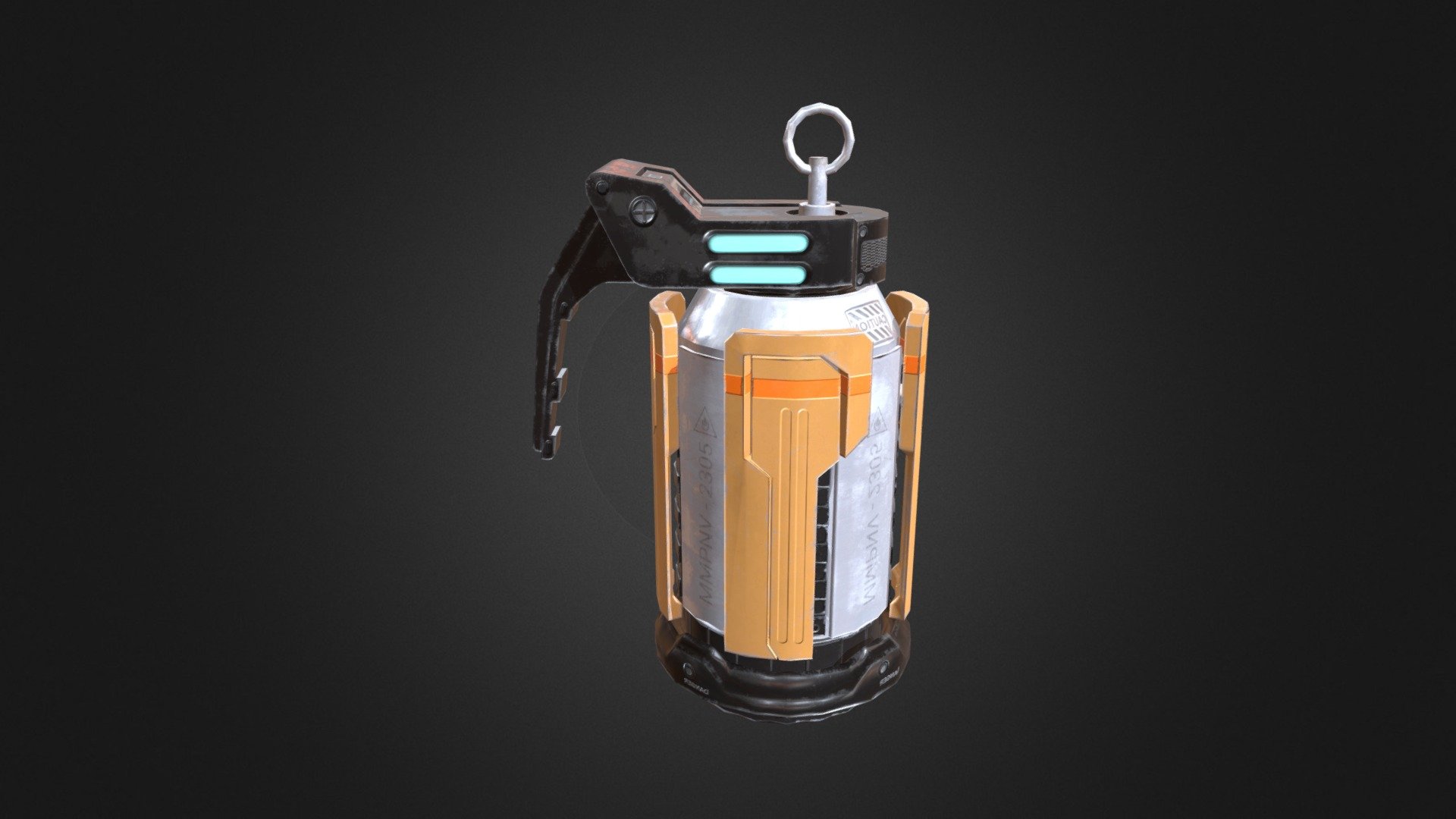 Low Poly Sci-fi Grenade - 3D model by SimuLANtion [650990a] - Sketchfab