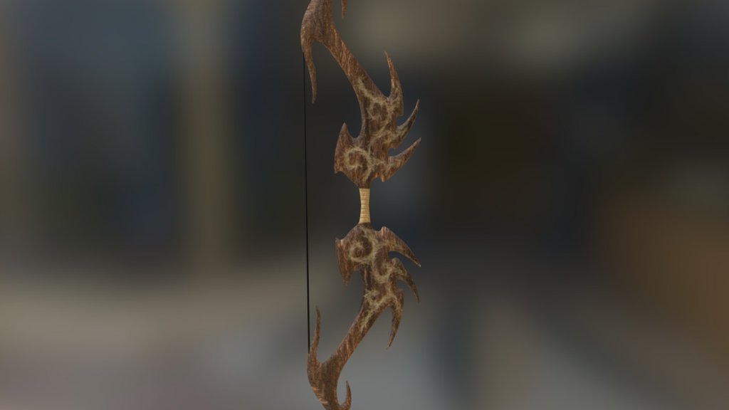 Fantasy bow - 3D model by Sensational Games (@sensationalgames ...