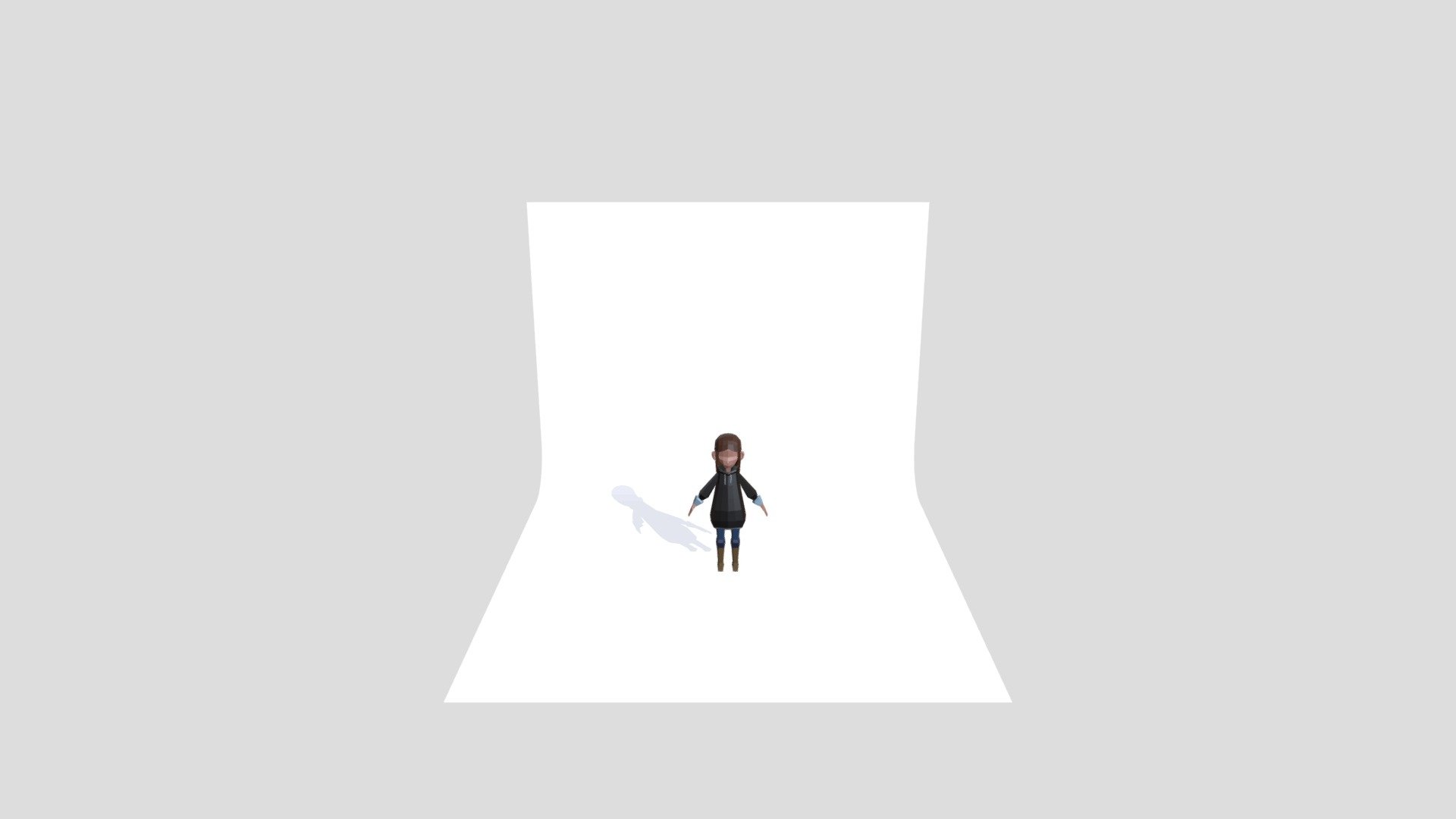 Low Poly Girl - Download Free 3D model by faz_b3ar [6509966] - Sketchfab