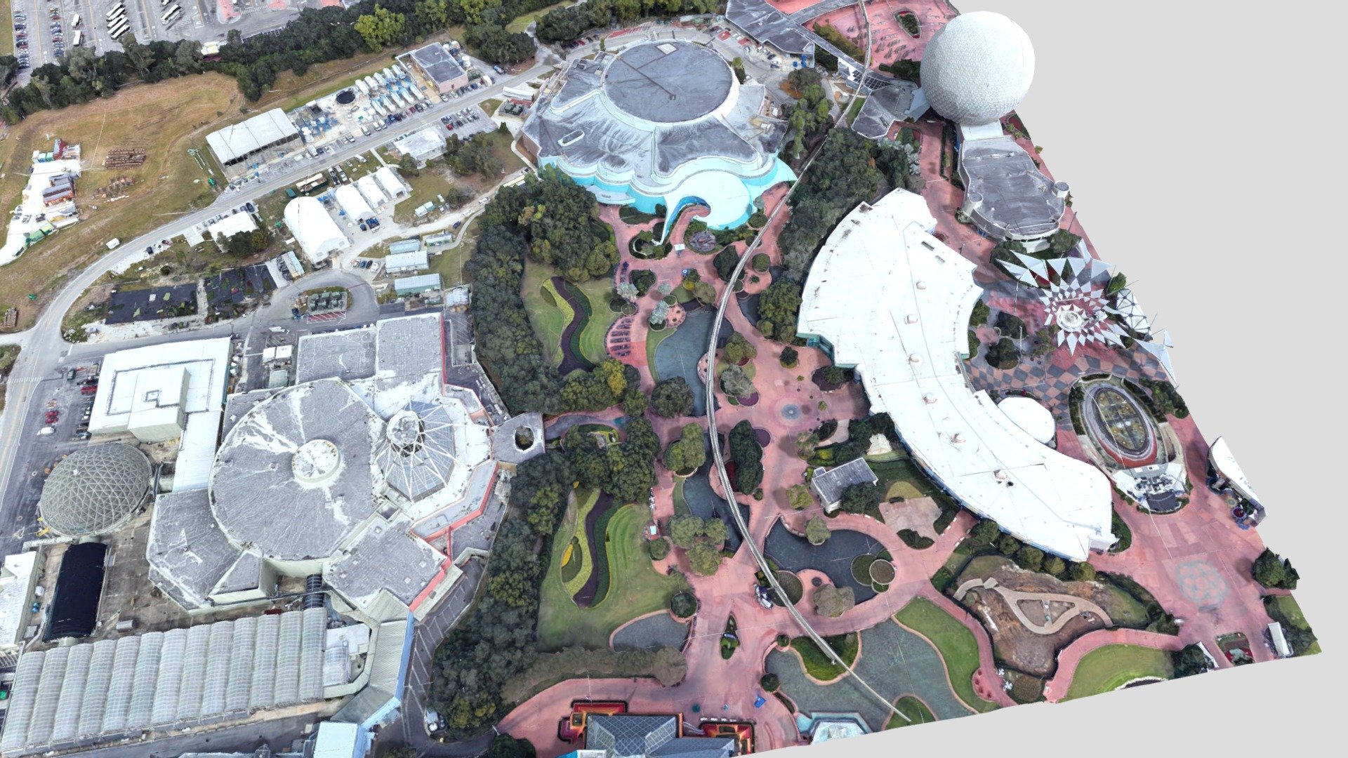 EPCOT top left - Download Free 3D model by PeeJaa [650b34e] - Sketchfab