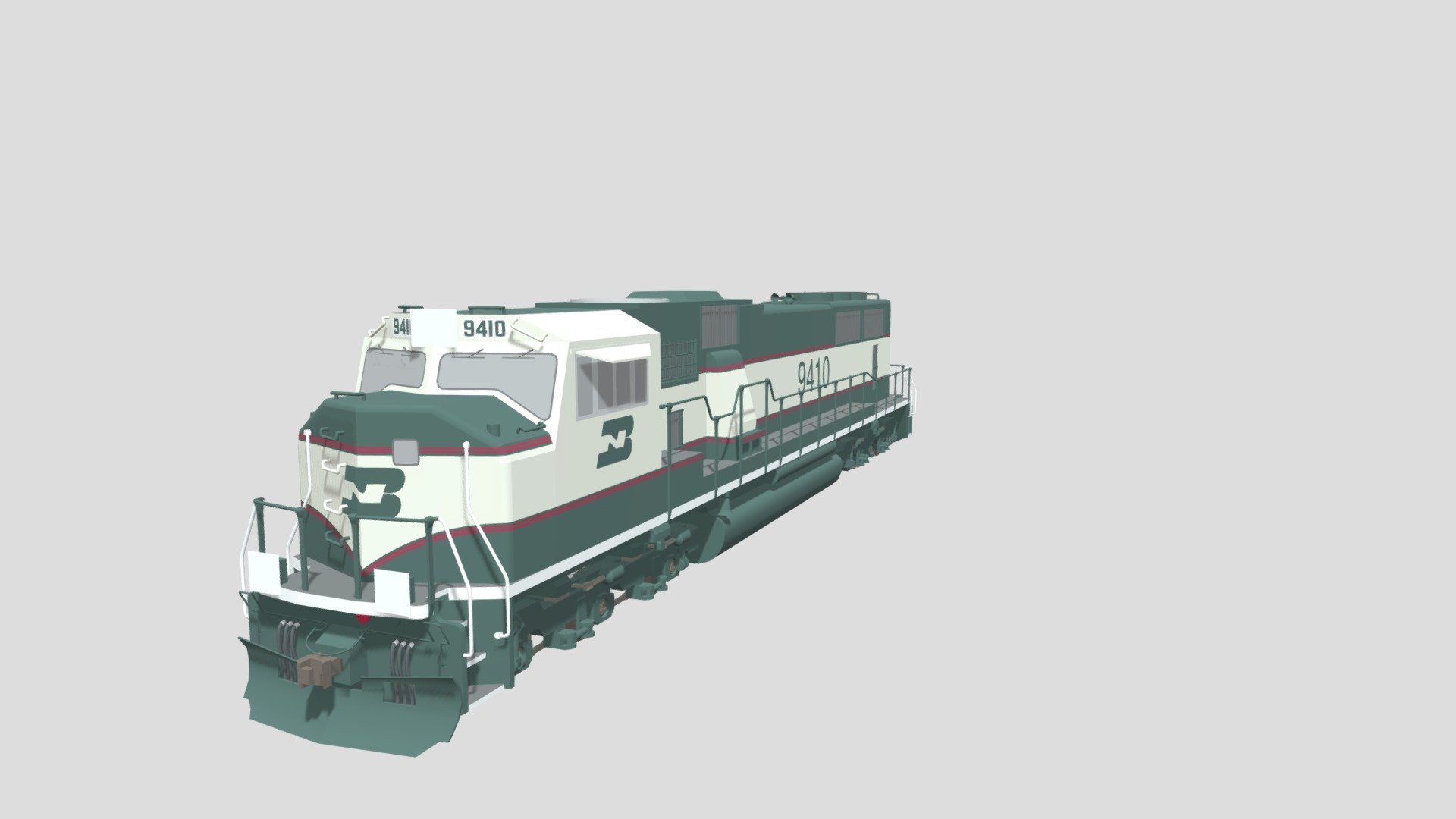 EMD SD70MAC - Download Free 3D model by zairiq zairiq (@zairiqzairiq ...