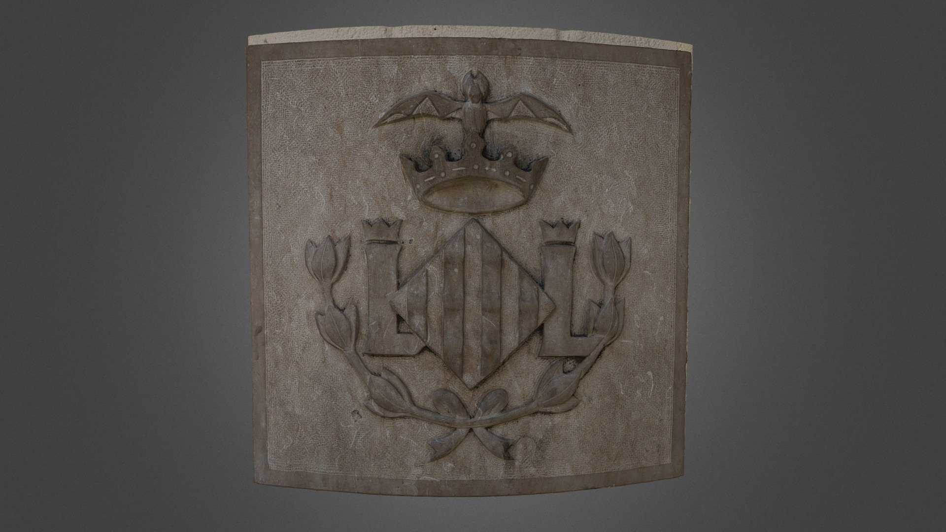 Valencia (Spain) stone blazon - Download Free 3D model by Migo's ...