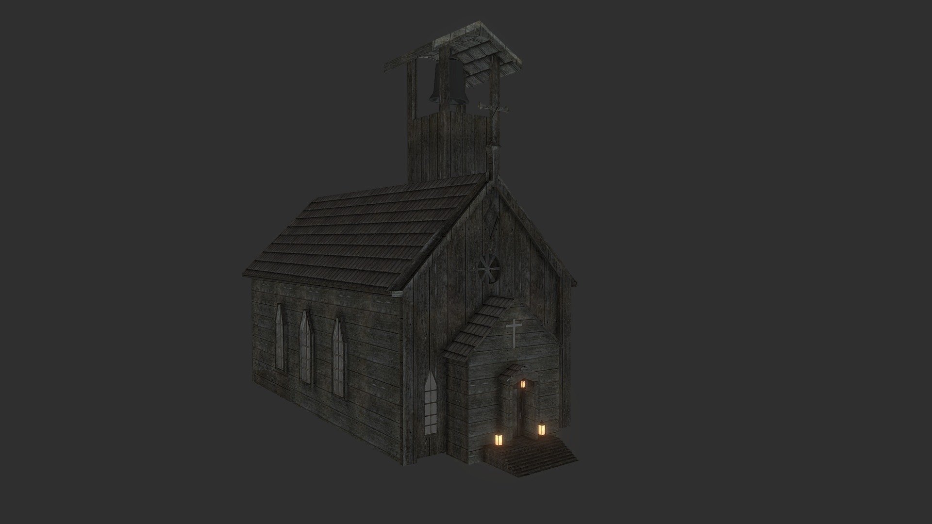 Old Church - 3D model by Artifacts Hub 3d (@ArtifactsHub3d) [650ef45 ...