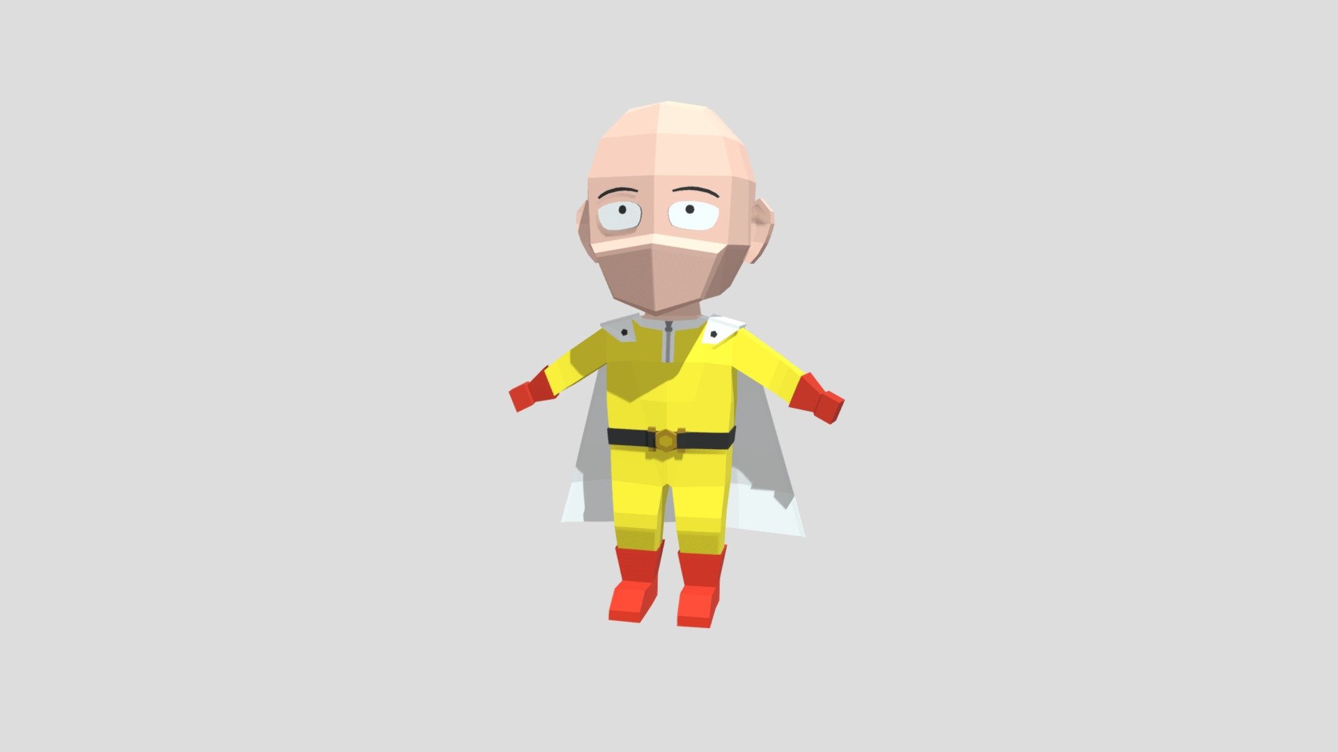 Saitama (One Punch Man) - Download Free 3D model by D7Xtreme [6512ce0 ...