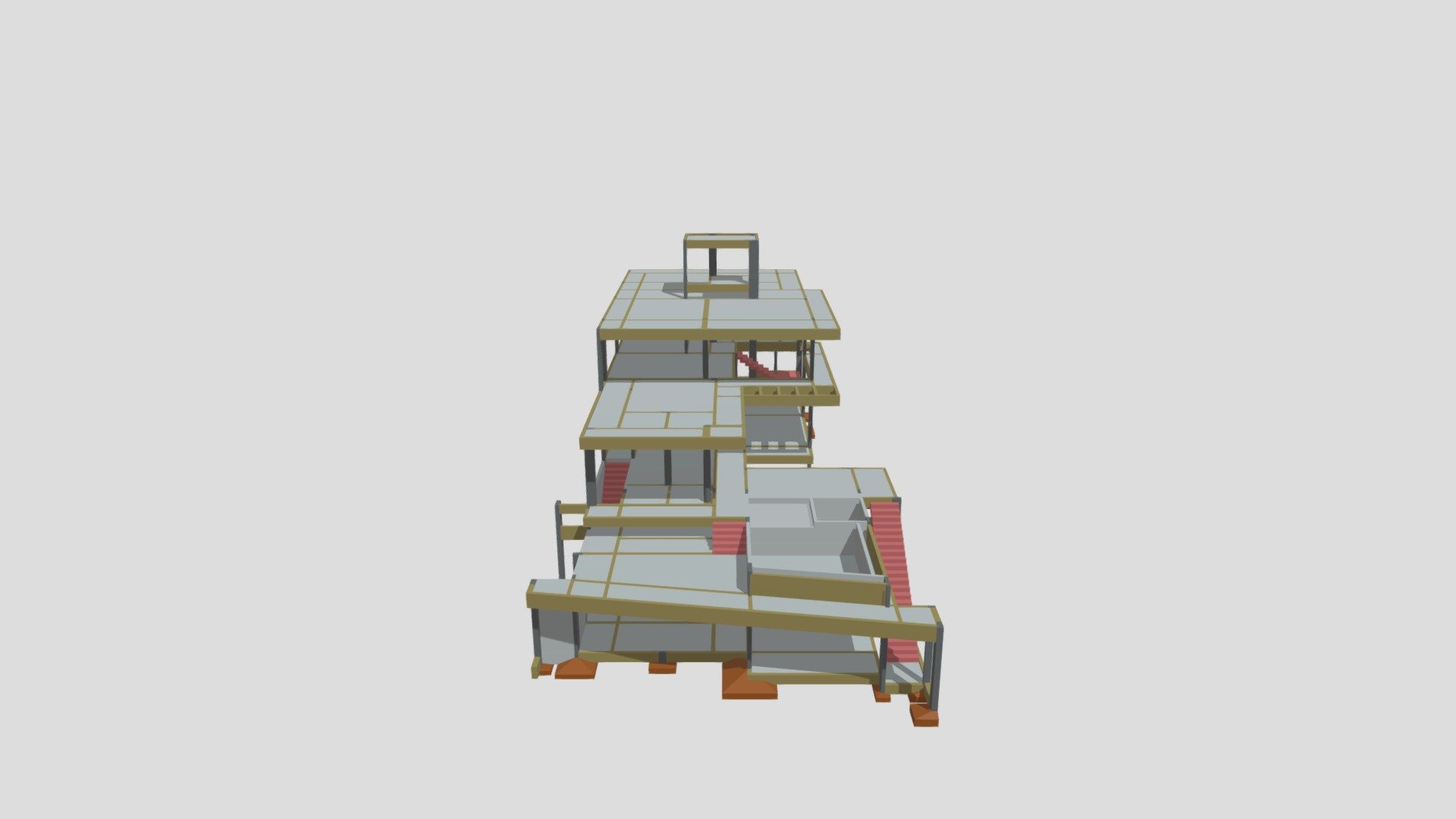 Residência pedra branca - 3D model by felipedircksen (@fedircksen) [6514b78] - Sketchfab
