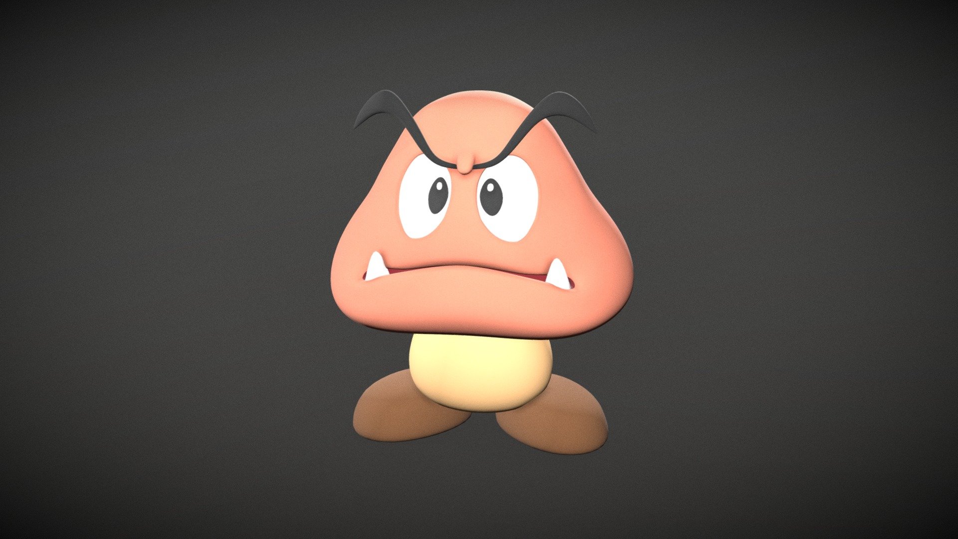 Goomba - 3D model by Dinma [65175b5] - Sketchfab