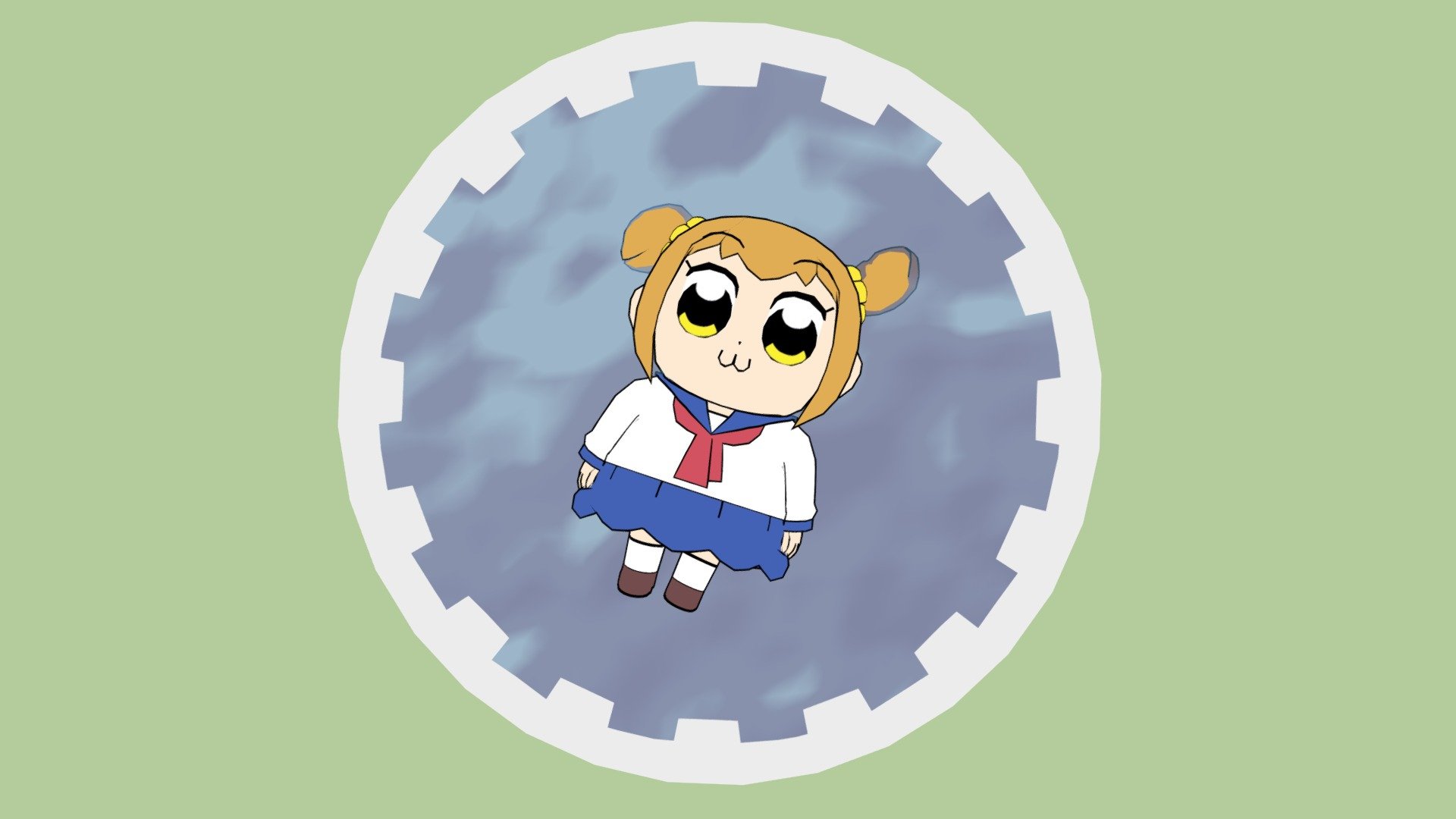 Popuko - 3D model by Xill [651a79a] - Sketchfab