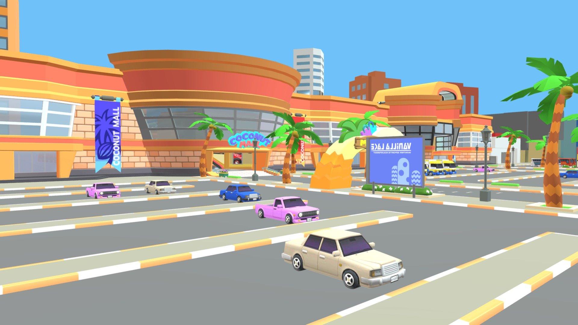 Mario Kart8 Deluxe - Wii coconut mall - Download Free 3D model by H ...