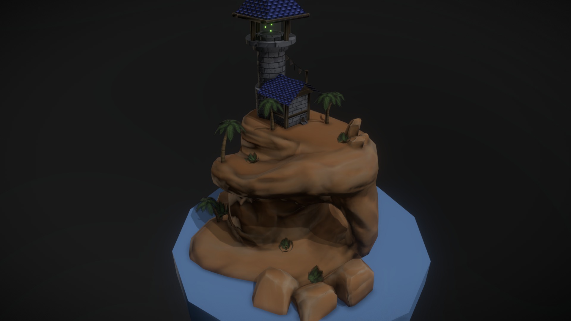 Low Poly Environment Study - 3D model by TinyKnight [651e7a4] - Sketchfab