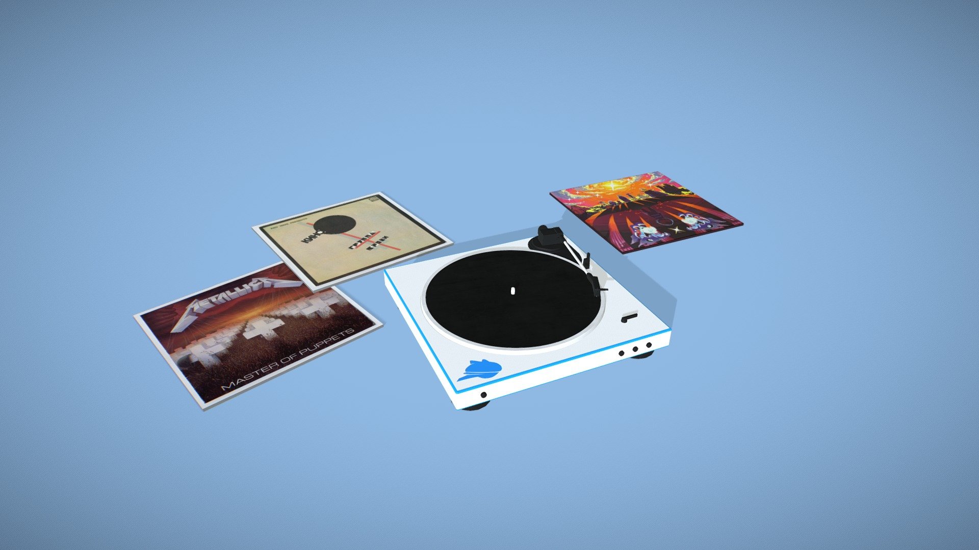 Record player - Download Free 3D model by Temmie_Dola [6520051] - Sketchfab