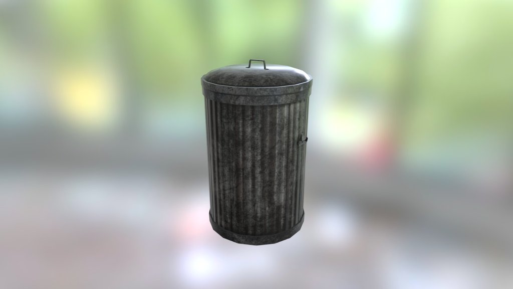 Garbage Can - 3D model by madtolive [65200a3] - Sketchfab
