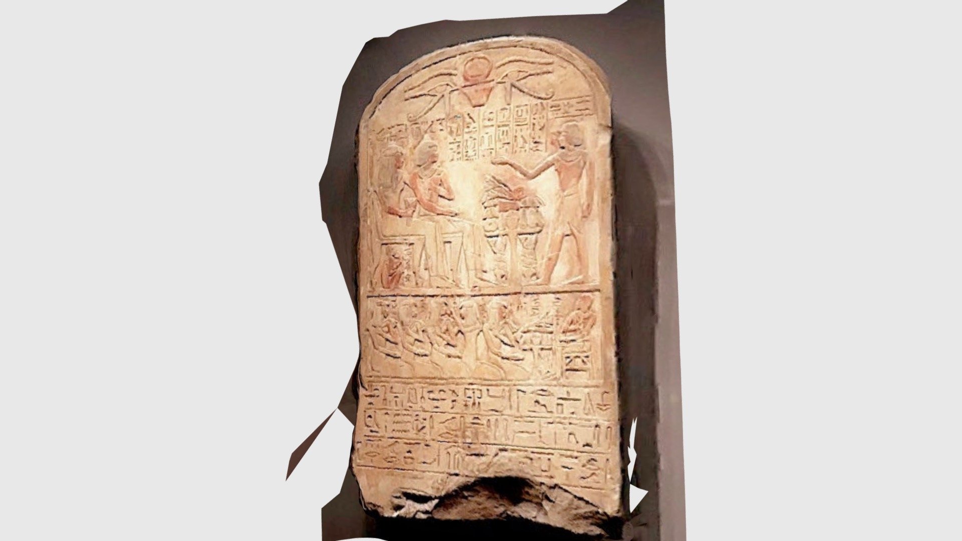 MFA, Boston: Stela of Ahmose, 1570-1293 B.C.E. - Download Free 3D model ...