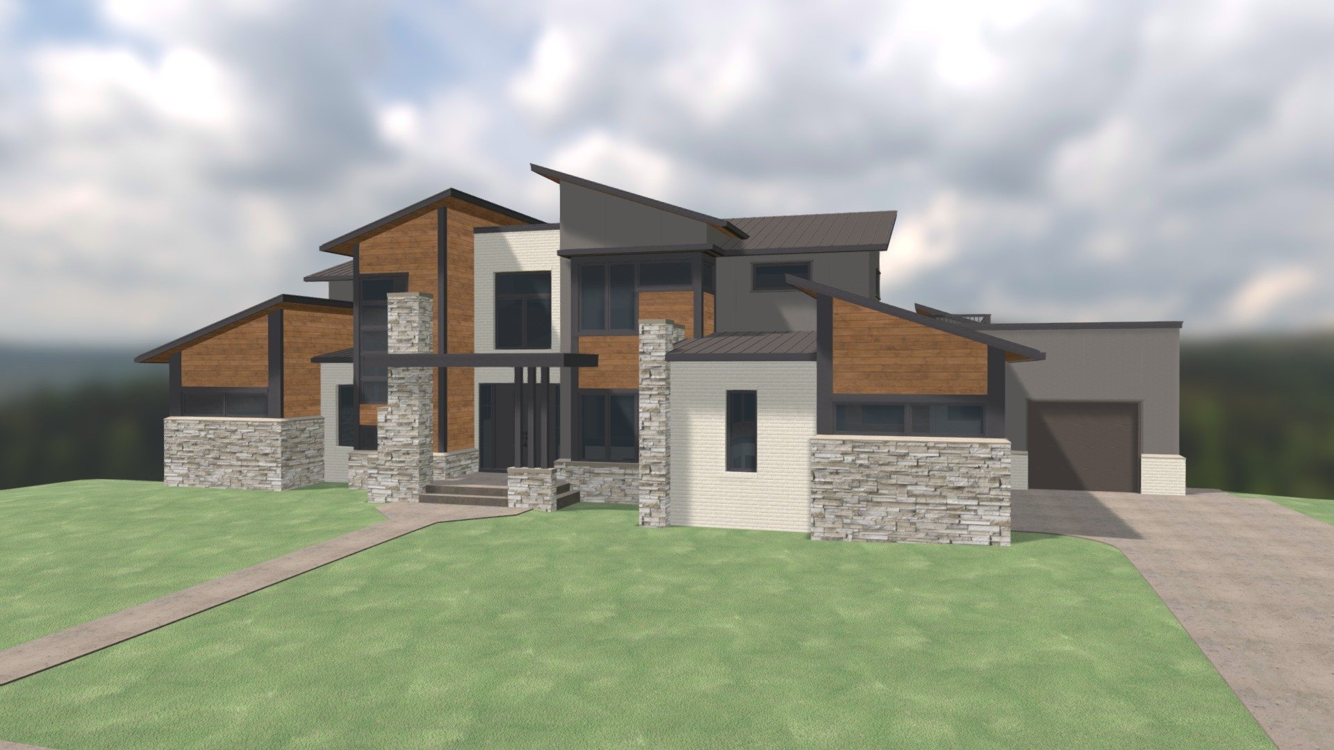 Patel Residence - 3D model by XR3D.com (@XR3D) [65233b3] - Sketchfab