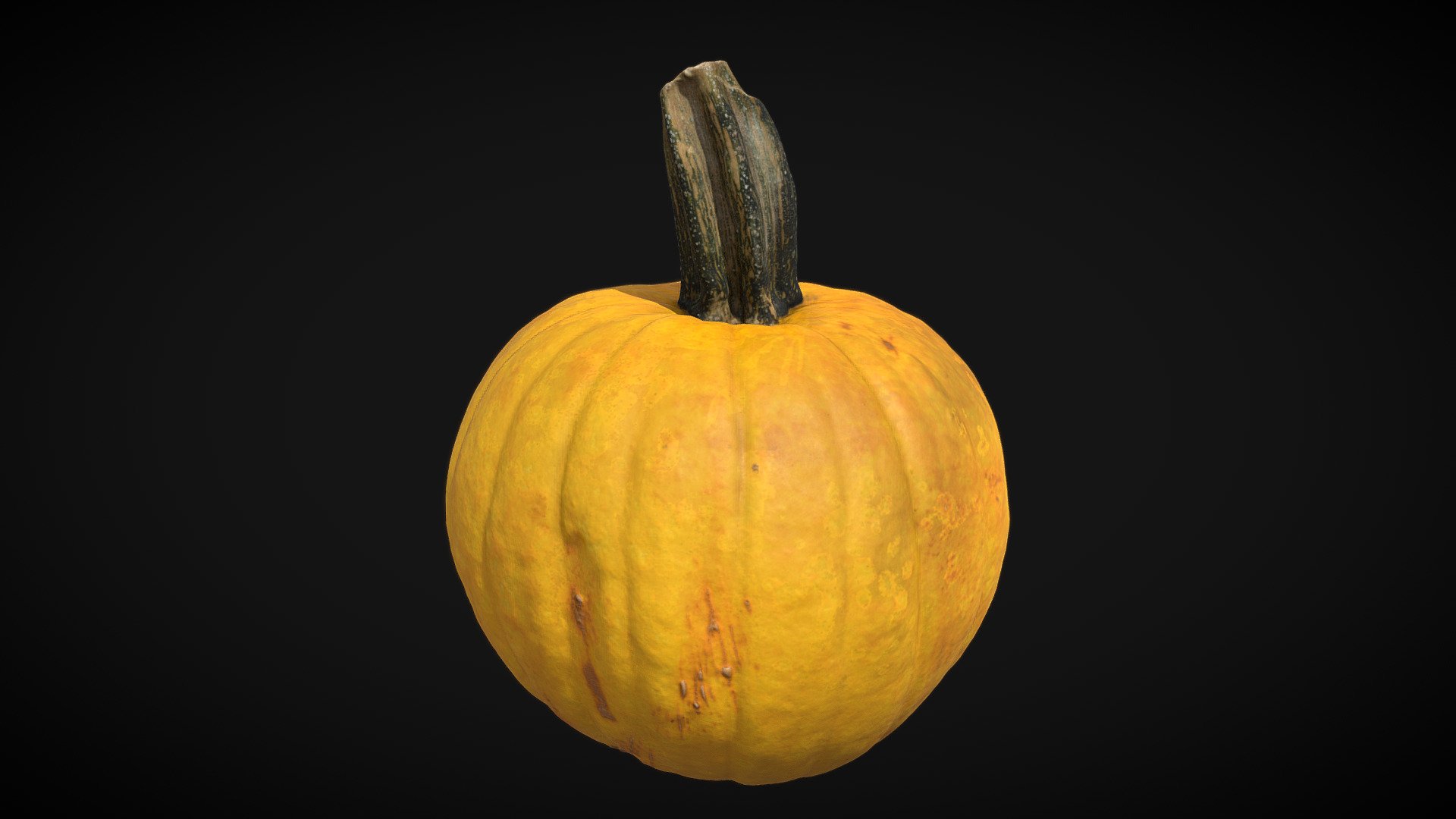 Pumpkin Sunlight Yellow 2 - Buy Royalty Free 3D model by Joe Kachnic ...