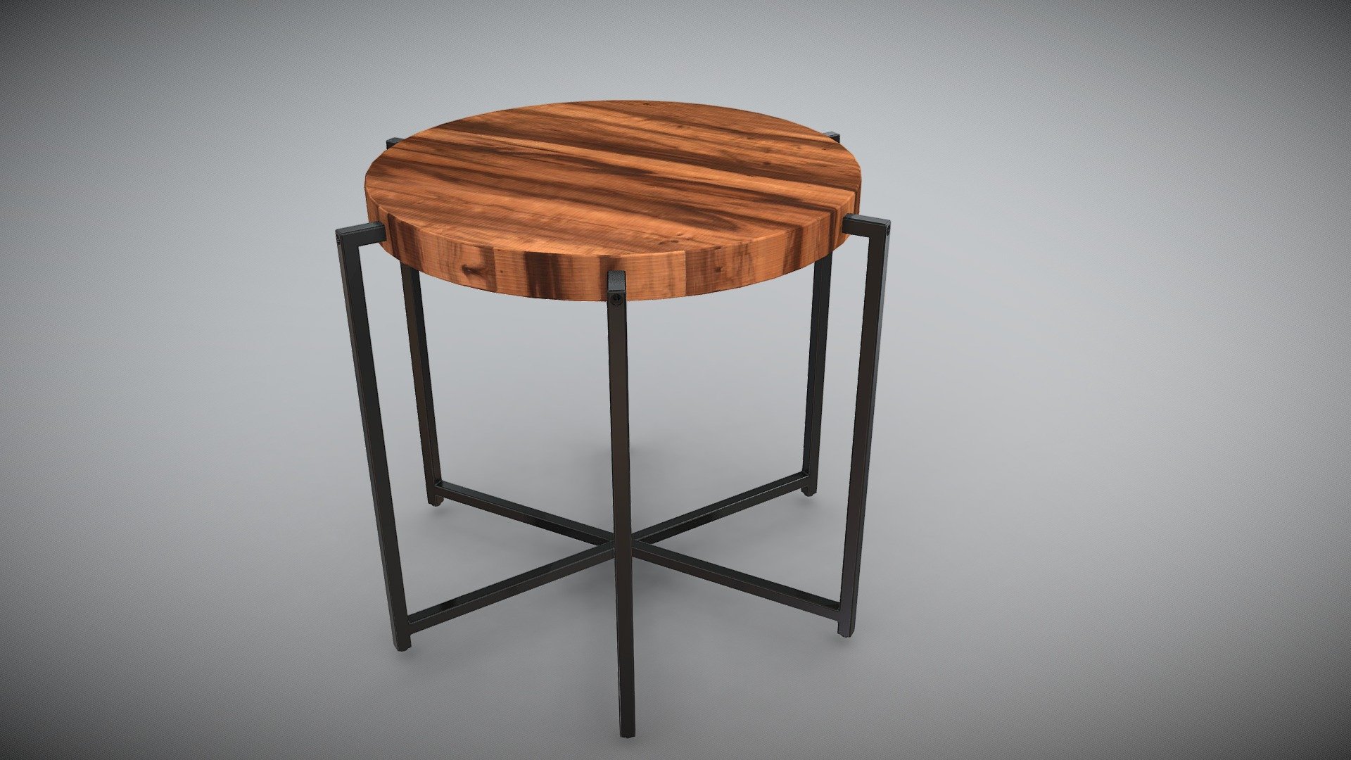 Round Side table with 6 legs - Buy Royalty Free 3D model by ...