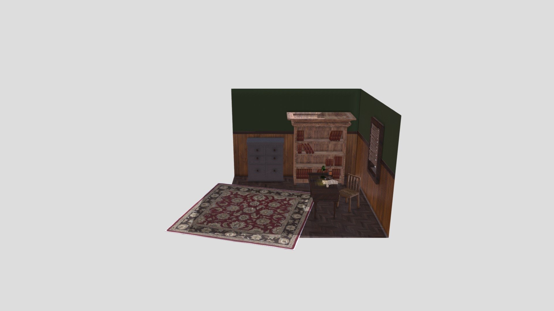detective's office - 3D model by I_V_Stalin [652582f] - Sketchfab