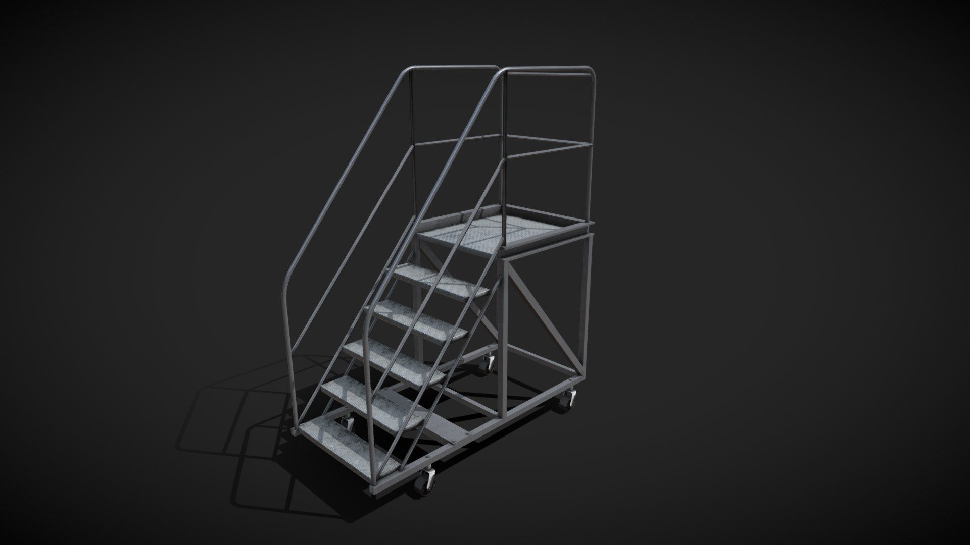 Moveable Ladders - 3D model by LuminousGroup [652621c] - Sketchfab