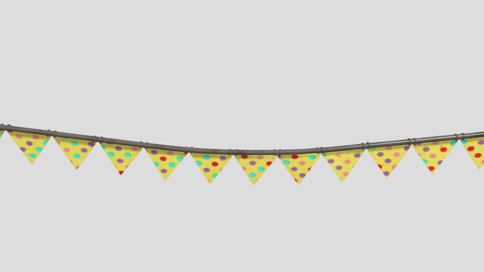 bunting - Download Free 3D model by Mylom [6527214] - Sketchfab