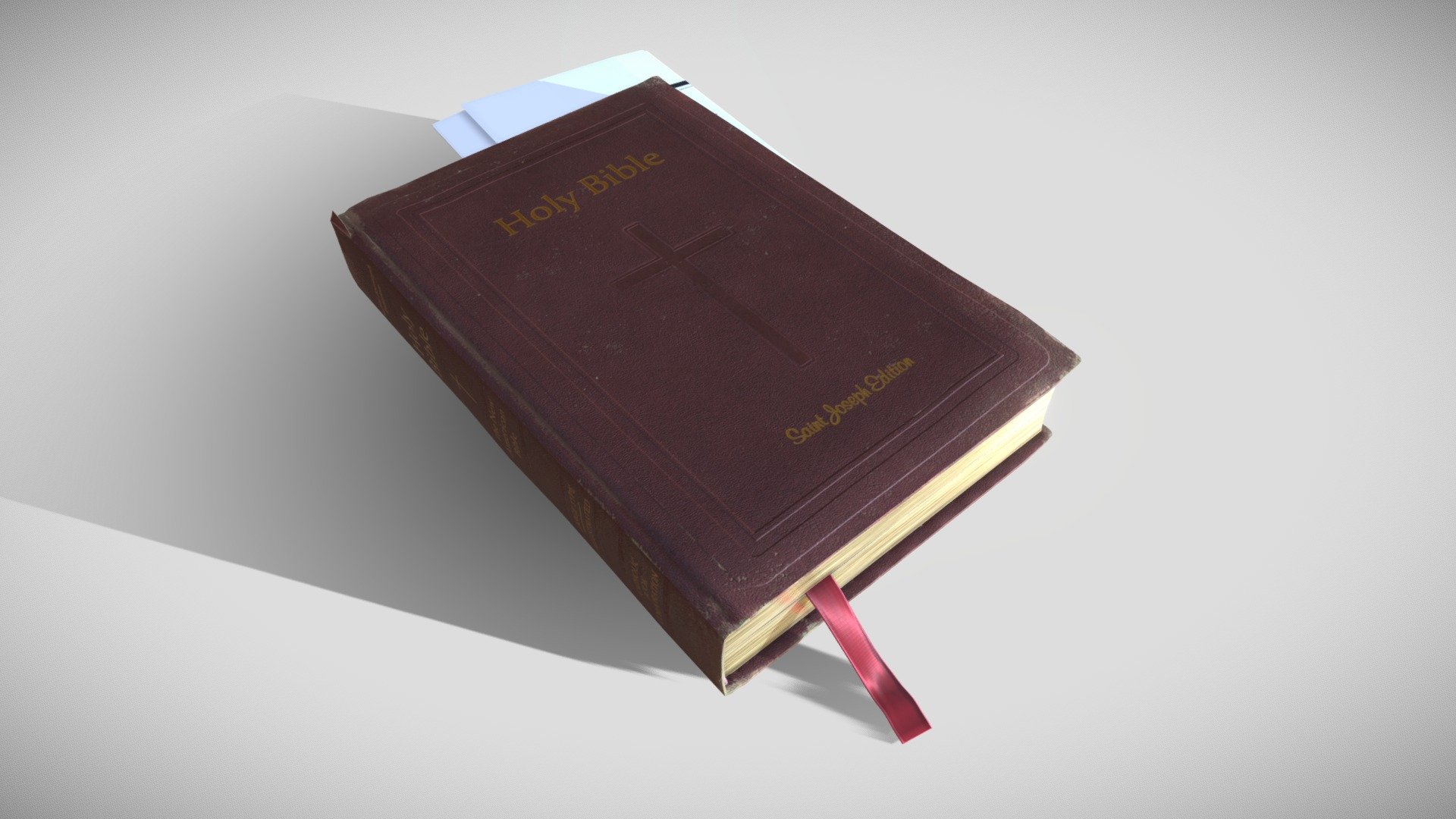 St Joseph New Catholic Bible - Buy Royalty Free 3D model by Jeremy ...