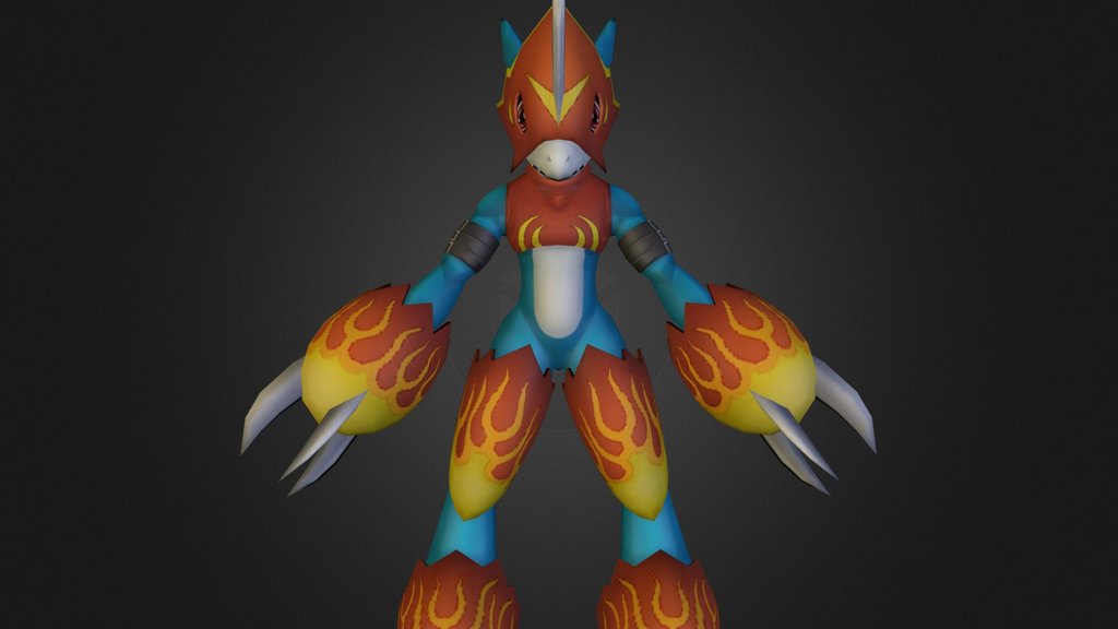 digimon - A 3D model collection by Ahmad Ashwah (@ahmad.ashwah) - Sketchfab