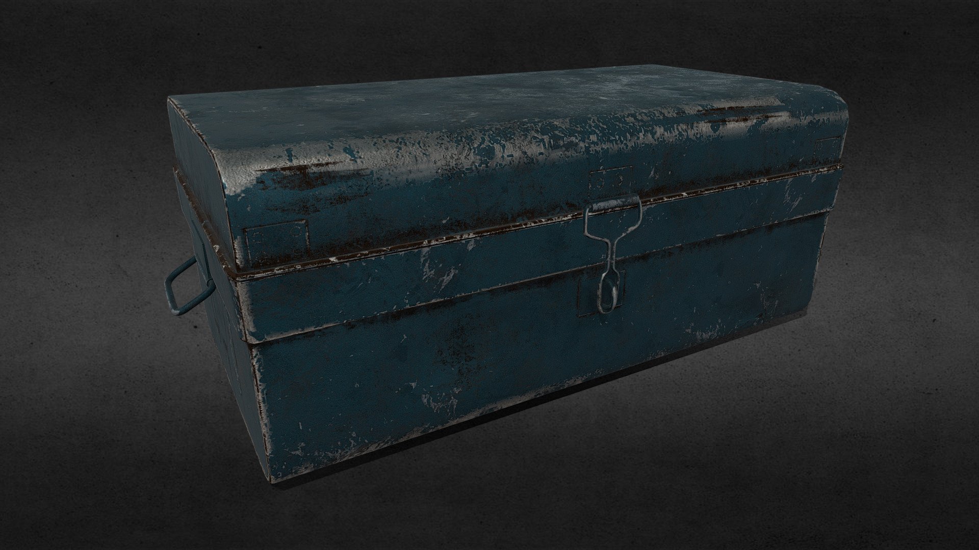 Vintage Iron Trunk Box - Buy Royalty Free 3D model by Vaidanshi ...