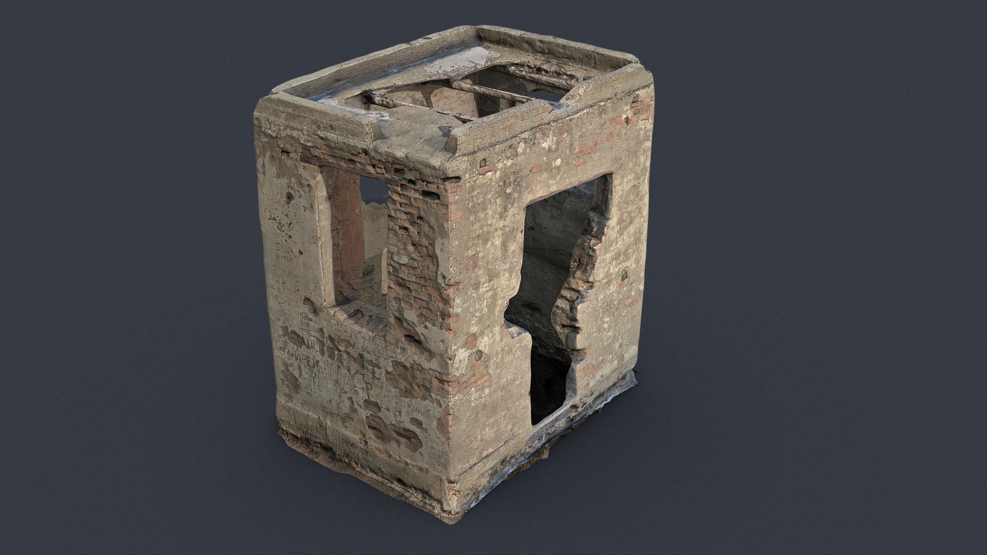 Old building - 3D model by yelaman.arts (@elamanbolushan) [652f458 ...