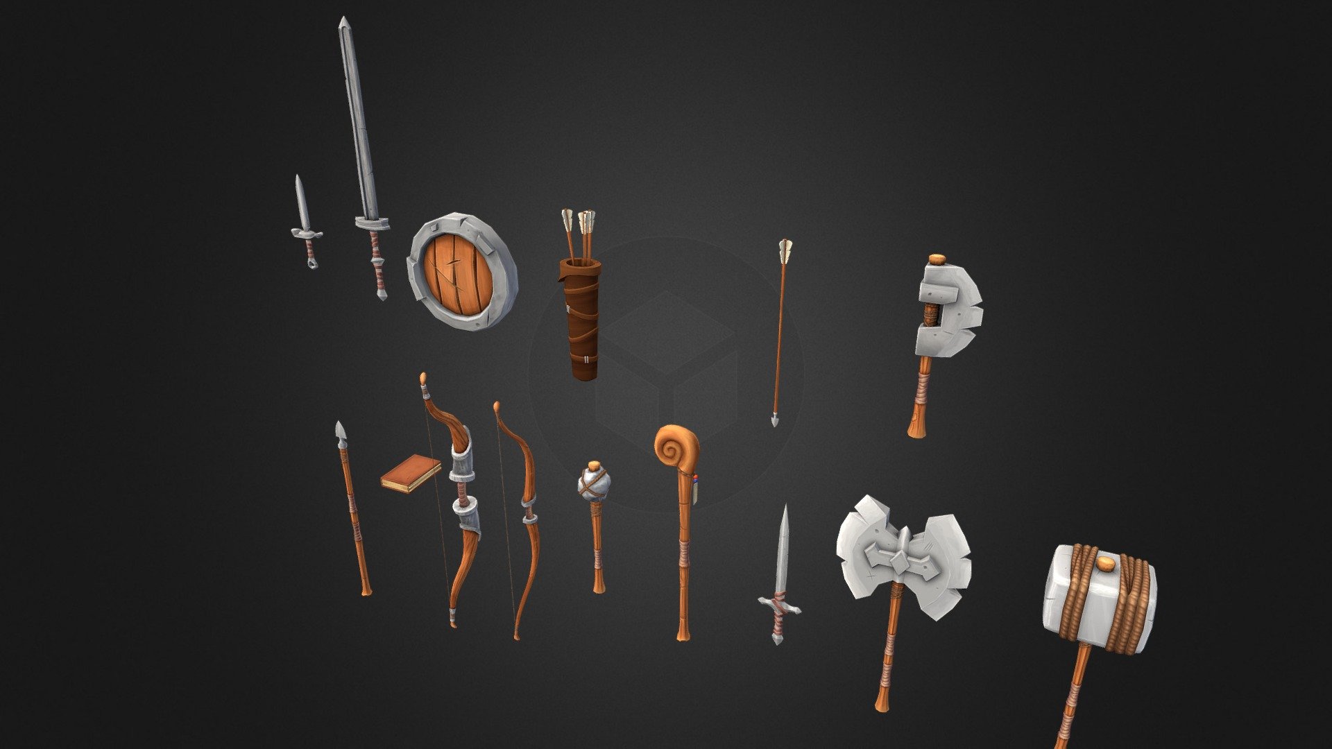 Stone Weapons - 3D model by Graham (@graham3d) [652f49f] - Sketchfab