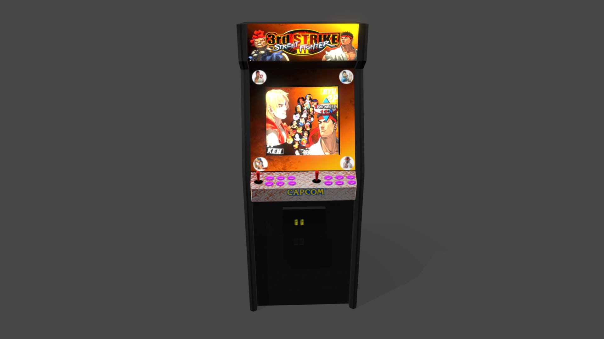 Arcade Machine - 3D model by Somar52 [6532f47] - Sketchfab