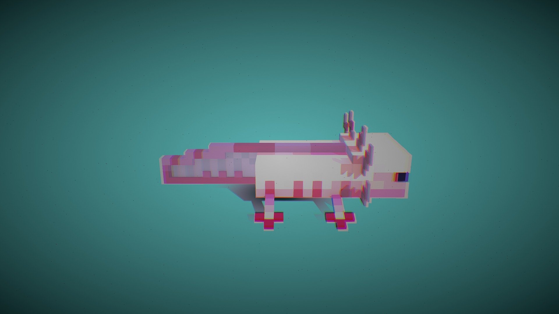 Ajolote_de_minecraft_unico by cogman-art - Download Free 3D model by ...