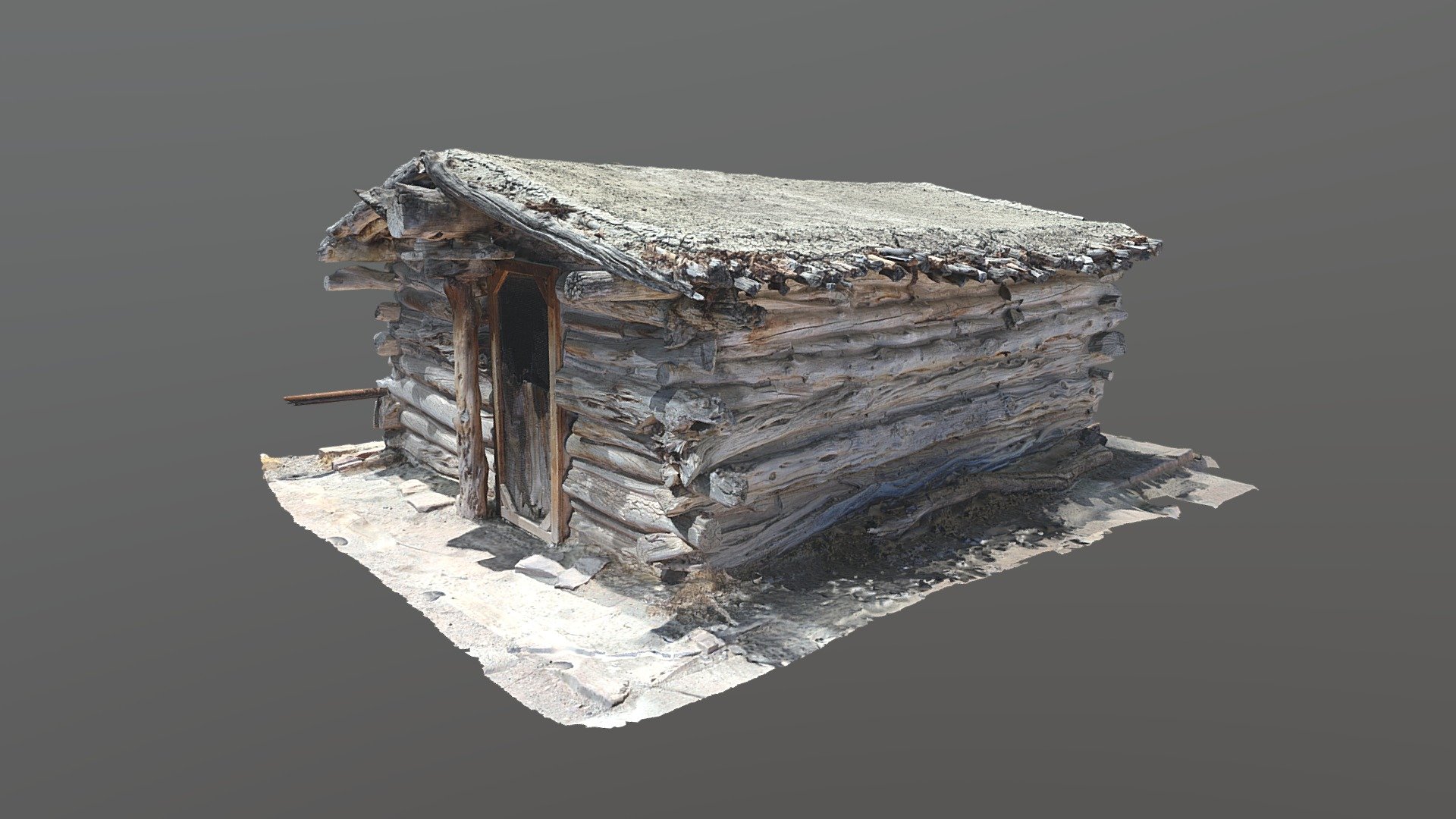 Arches NP - Post-Stab Wolfe Ranch Cabin Model - 3D model by National ...