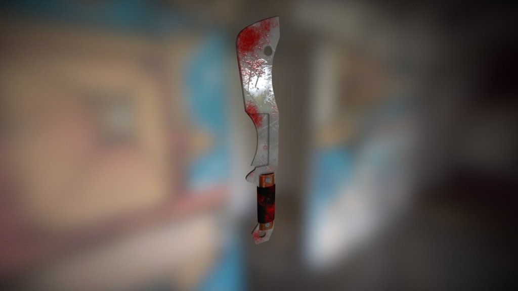 Combat machete - 3D model by DannRegann [6536aa9] - Sketchfab