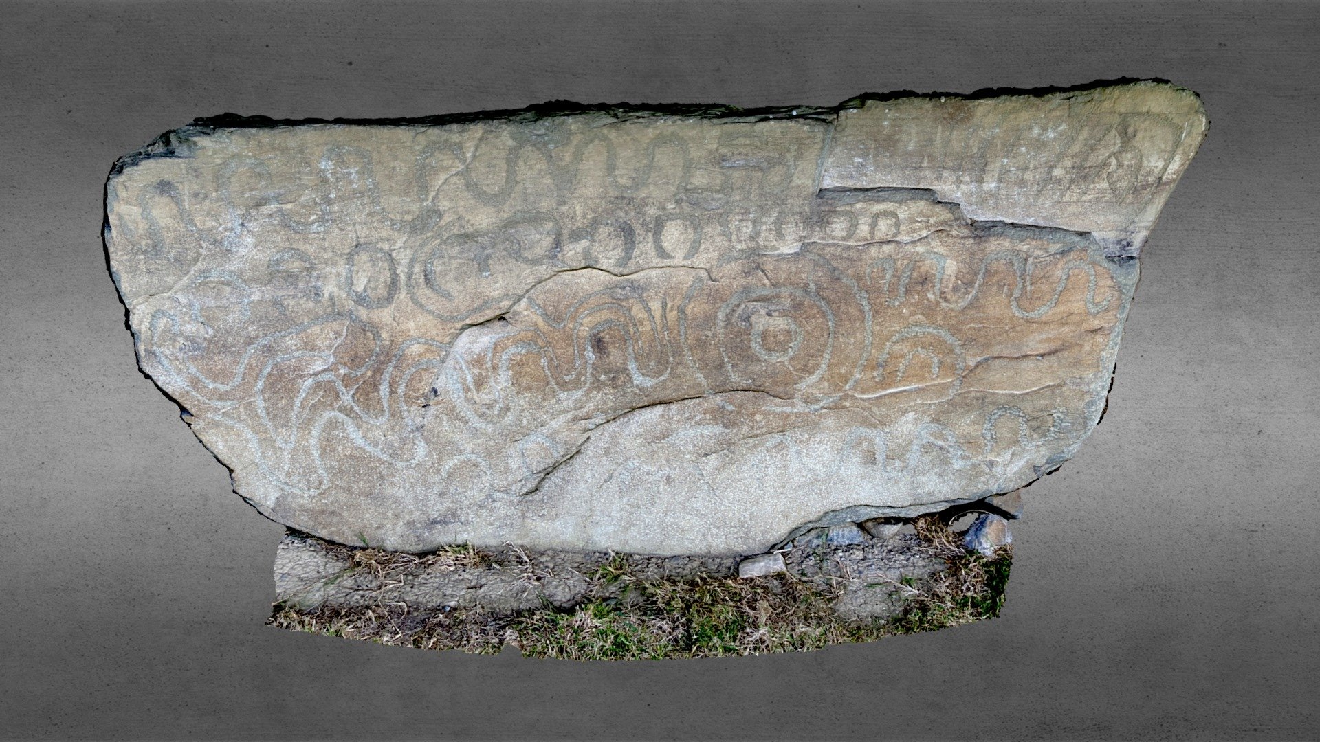 Knowth Kerbstone 78 - Download Free 3D model by rmark [65376a7] - Sketchfab