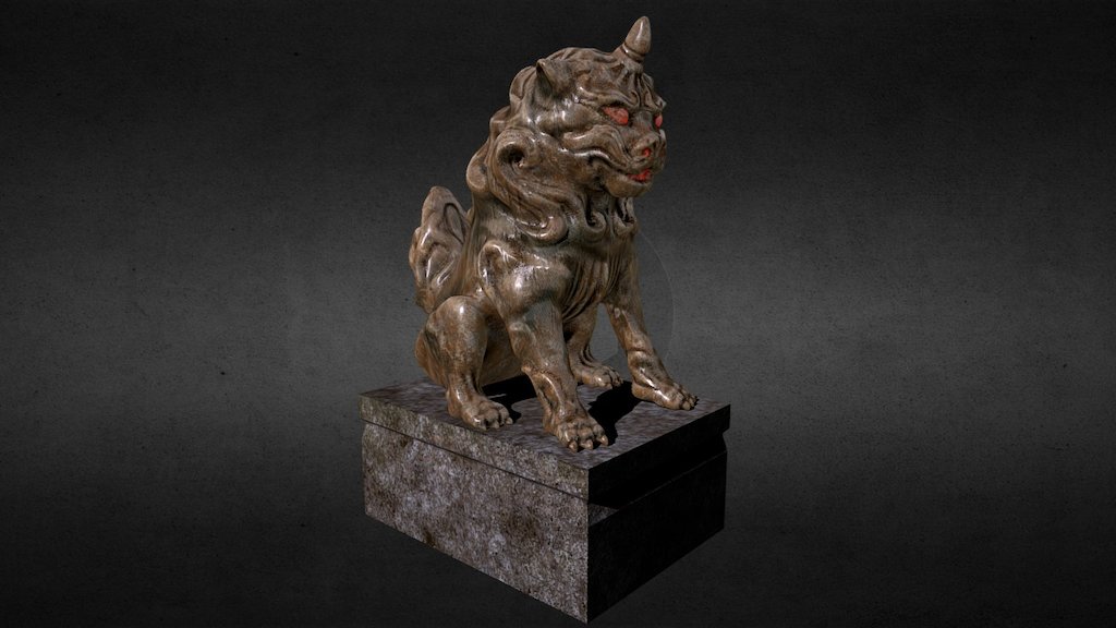 Burning Statue - 3D model by djinghis [6537a3c] - Sketchfab