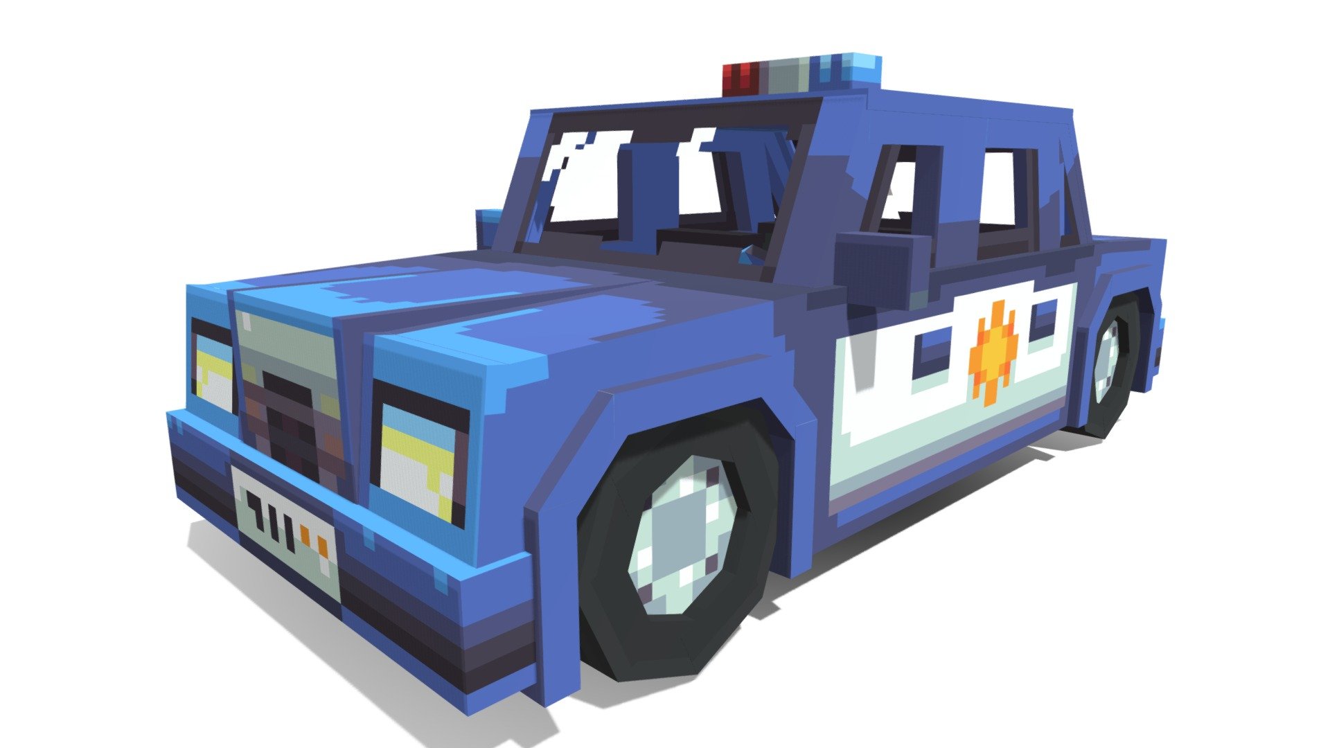 Police Car - 3D model by Octovon (@OctovonMC) [65388bf] - Sketchfab