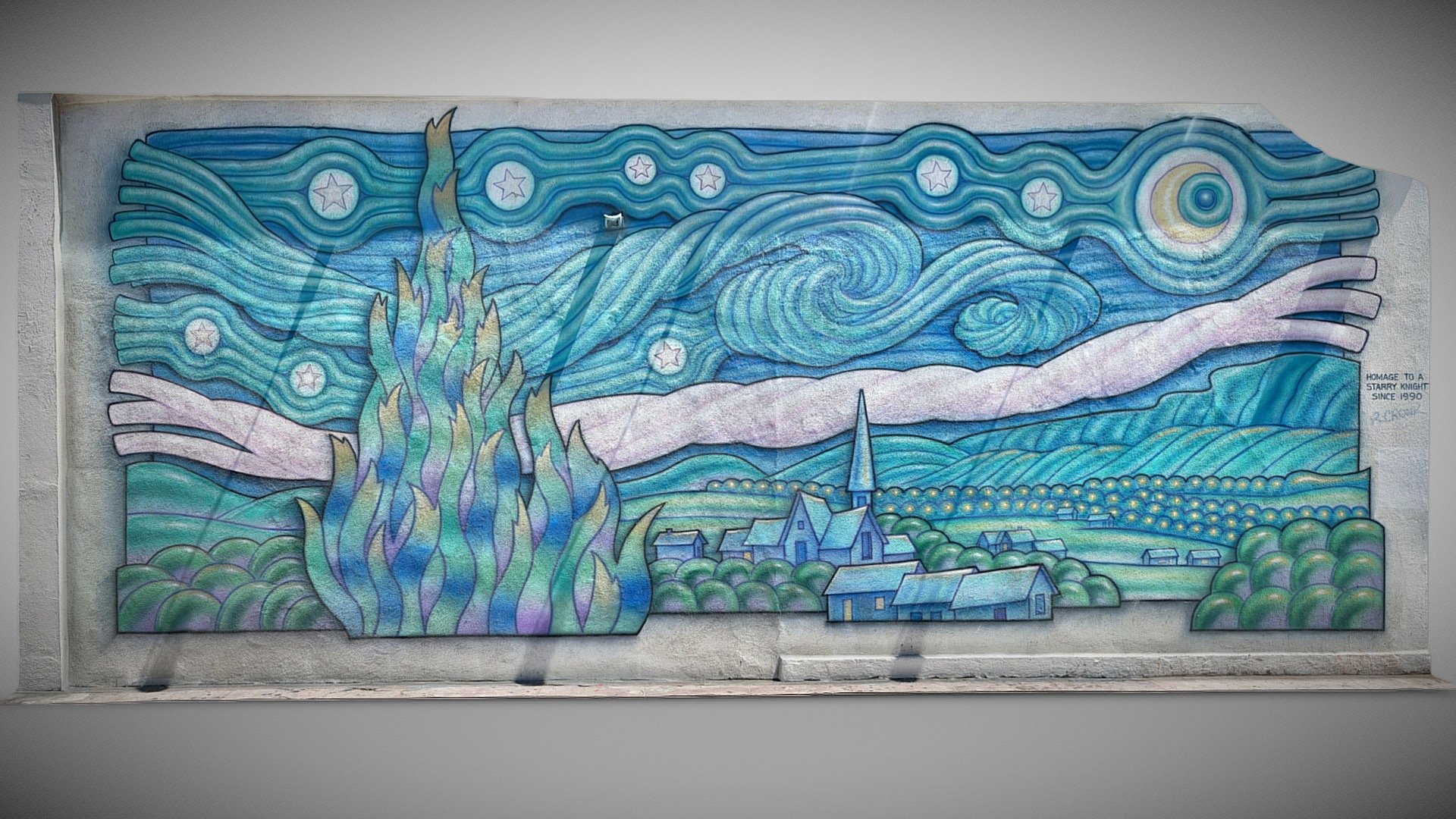 Homage to a Starry Knight Since 1990 (R Cronk) - Download Free 3D model ...