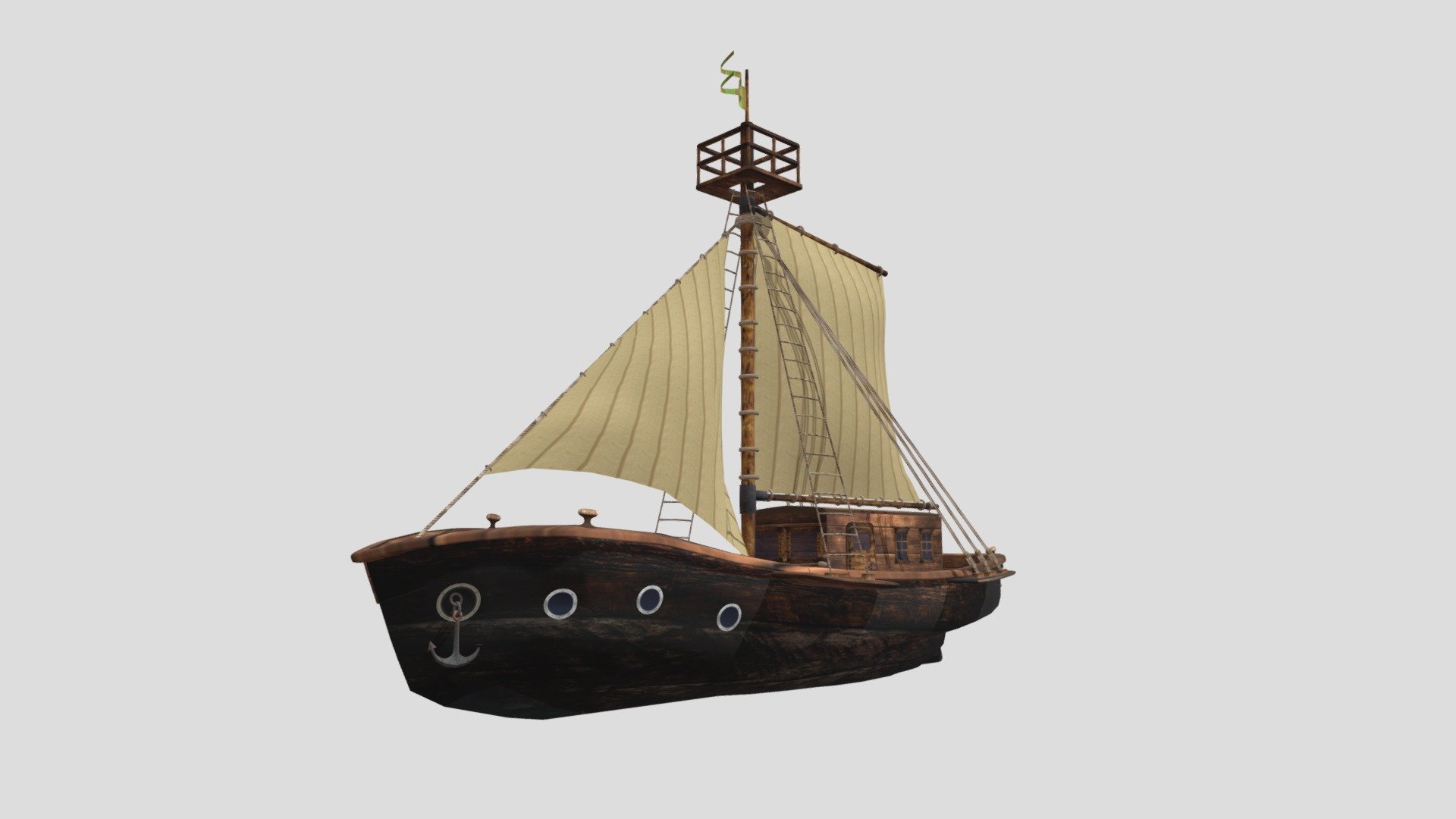 Boat ZZZ - Download Free 3D model by gogiart (@agt14032013) [653a9b9 ...