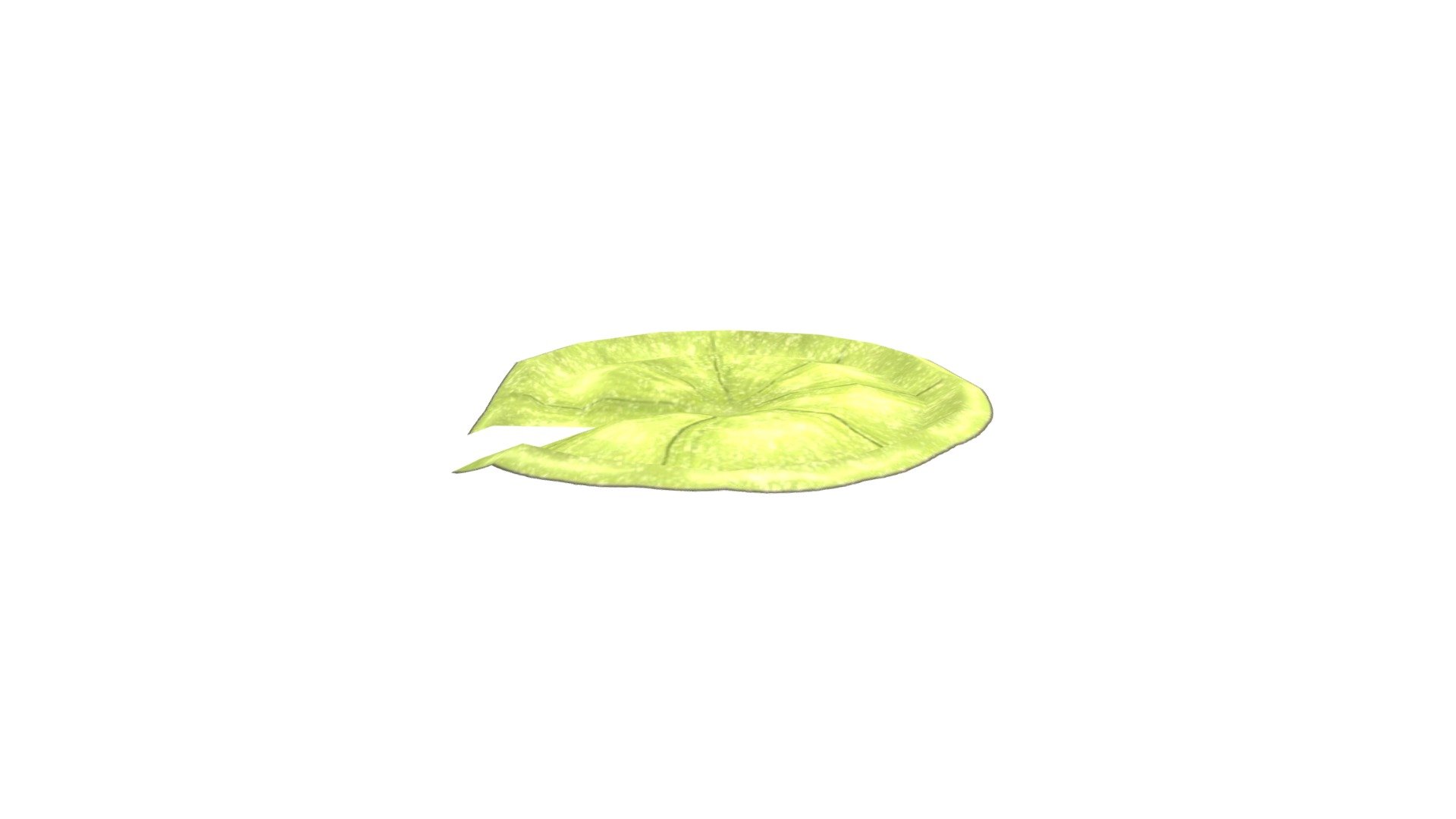 Lilly Pad With Cut (hand painted) - 3D model by Malicefay Art ...