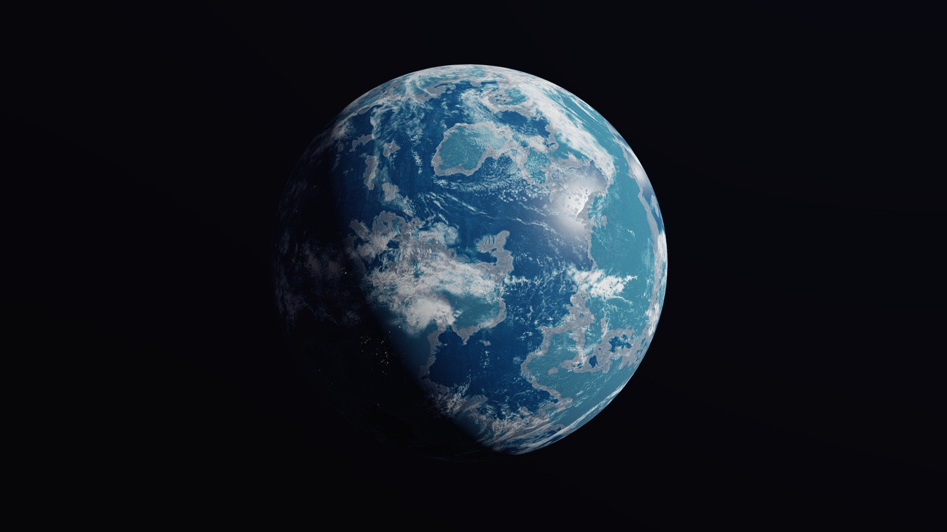 Inhabited Planet - Buy Royalty Free 3D model by Ruslan Malovsky ...