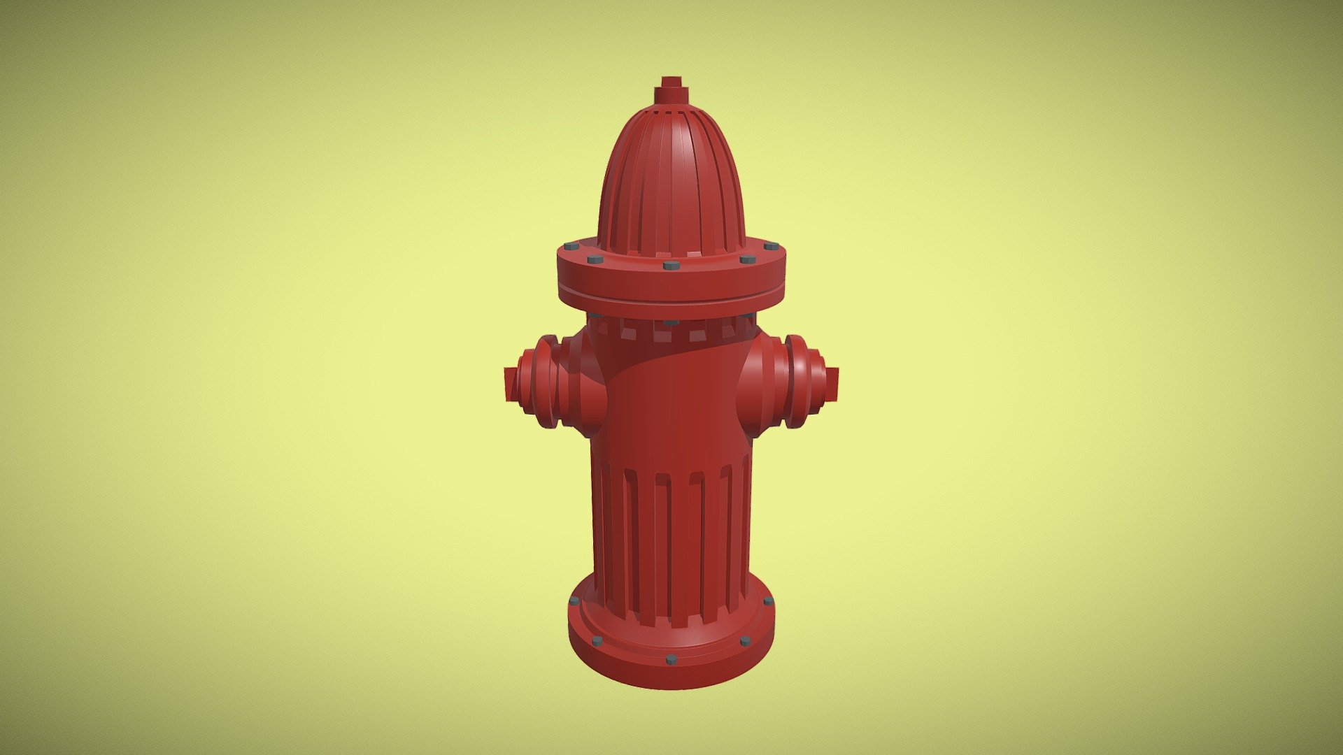 Fireplug - 3D model by Orrik [653efd2] - Sketchfab