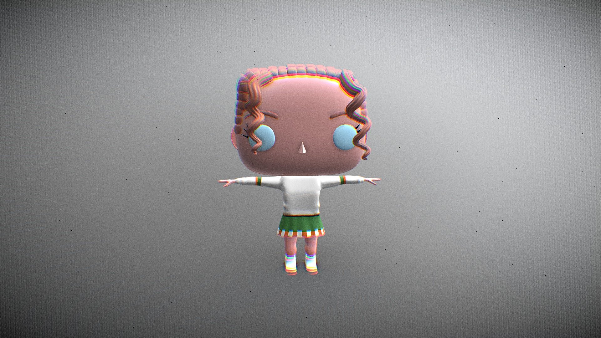 CHRISSY STRANGER THINGS FUNKO POP RIGGED - 3D model by UGIBUGI [65413c4 ...