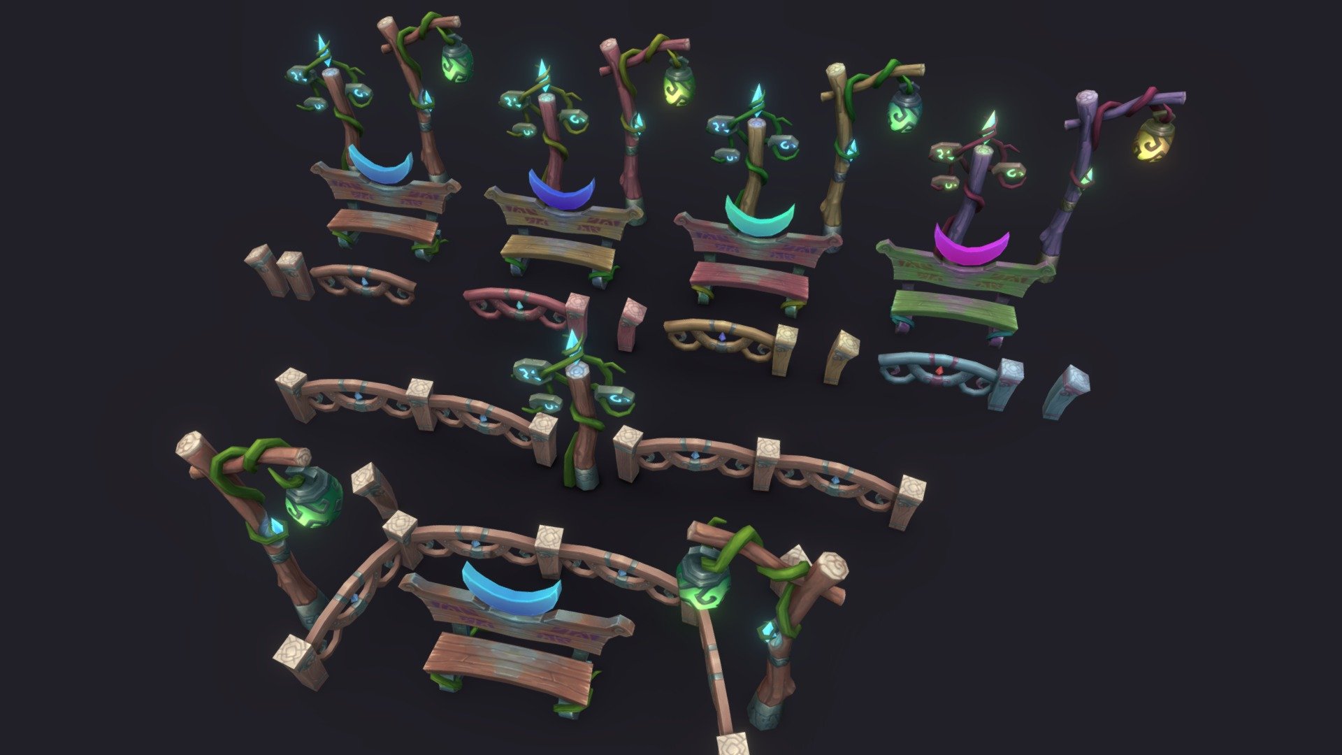 Elf Props [Part III] - Buy Royalty Free 3D model by ZugZug Art (@zugzug ...