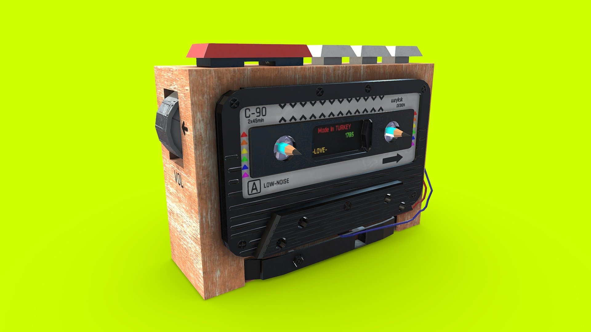 Vintage Walkman - Download Free 3D model by Uğur Yakışık (@UgurYksk ...