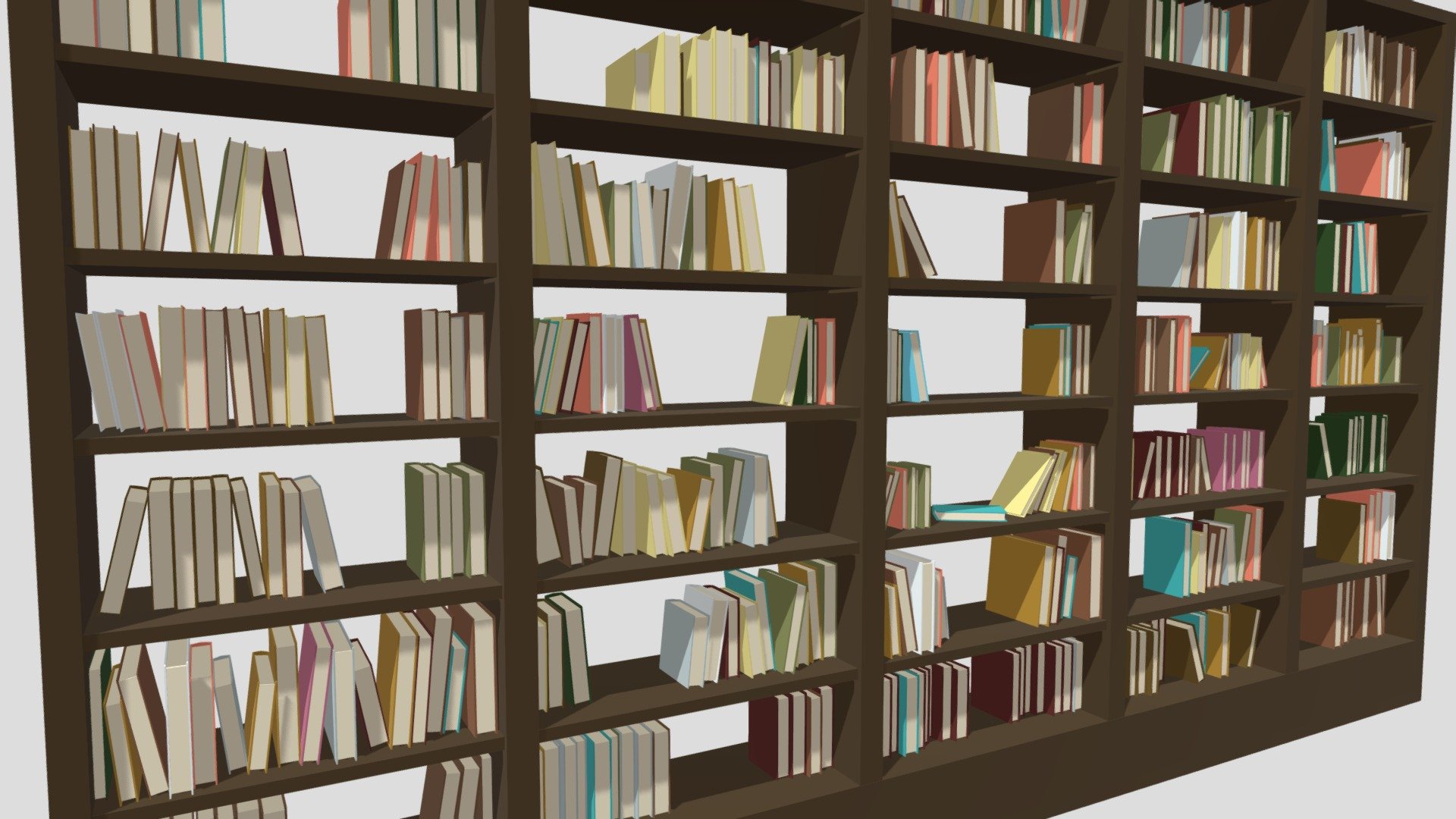 Low-Poly Book Shelf (Interstellar) - 3D model by Sohaib Ahmad ...